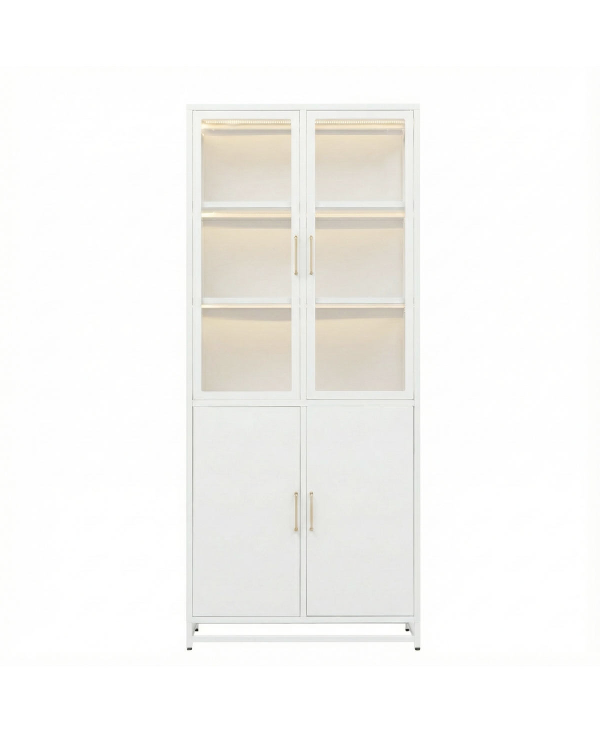 Click here for Streamdale Furniture Glass Display Cabinet with Le... prices