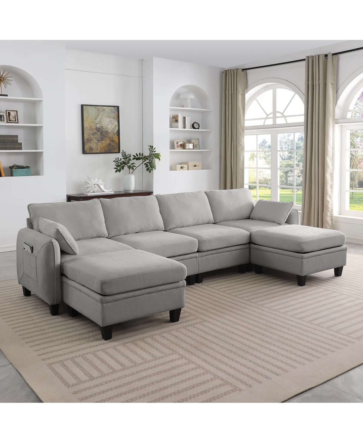 Click here for Streamdale Furniture 109" Contemporary L-Shap... prices
