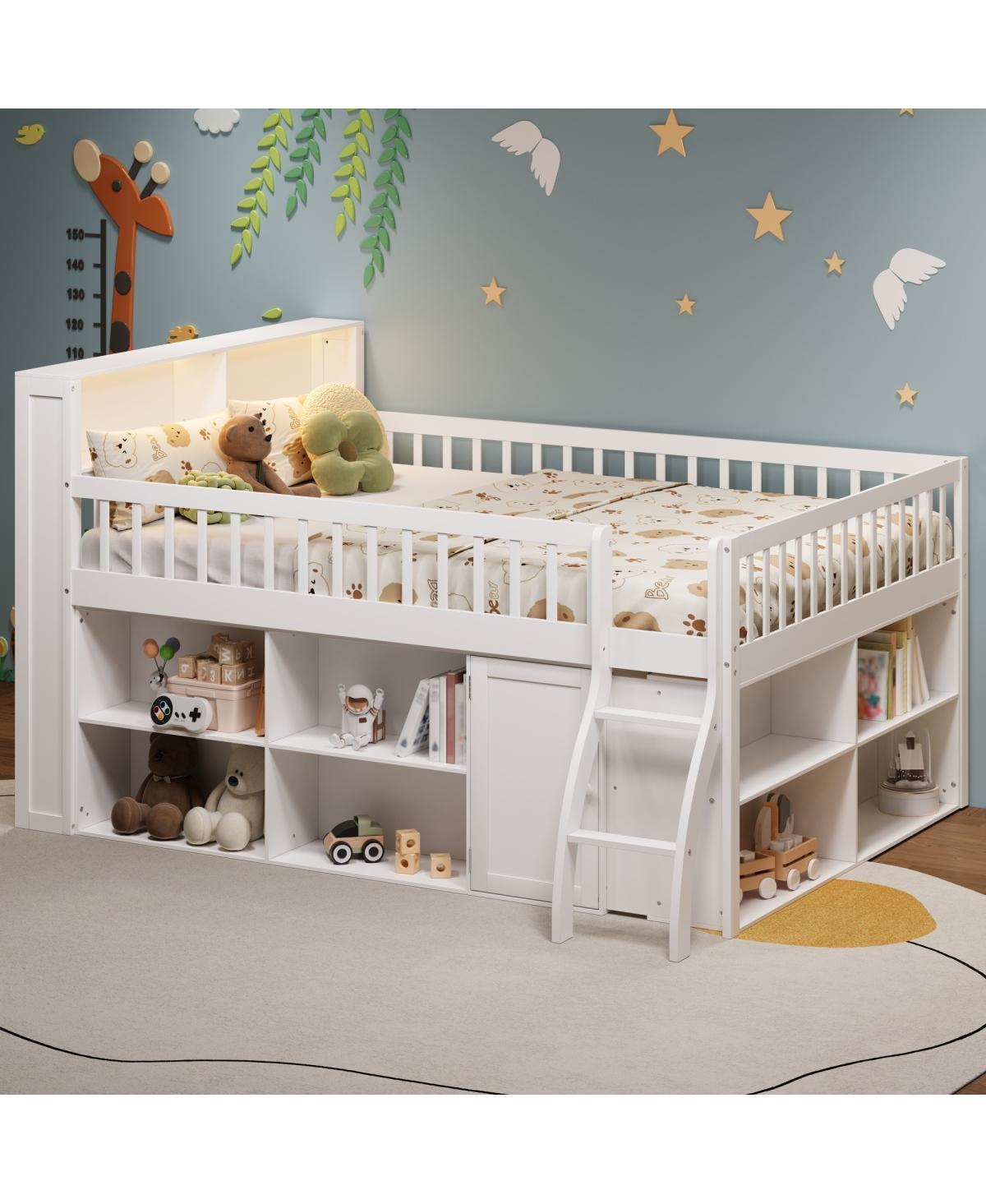 Click here for Streamdale Furniture Loft Bed with Storage  Headbo... prices