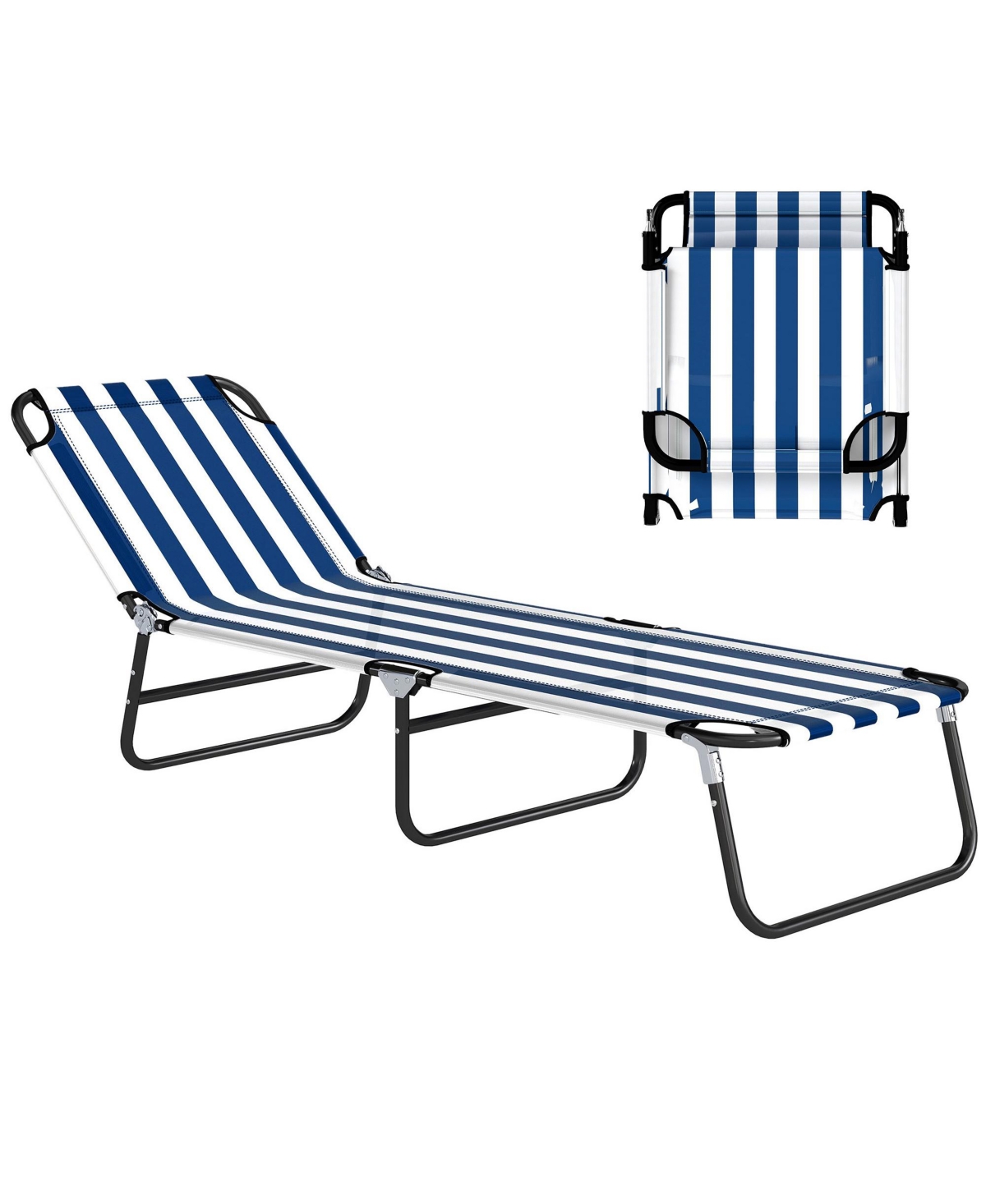 Click here for Outsunny Portable Outdoor Sun Lounger  Lightweight... prices