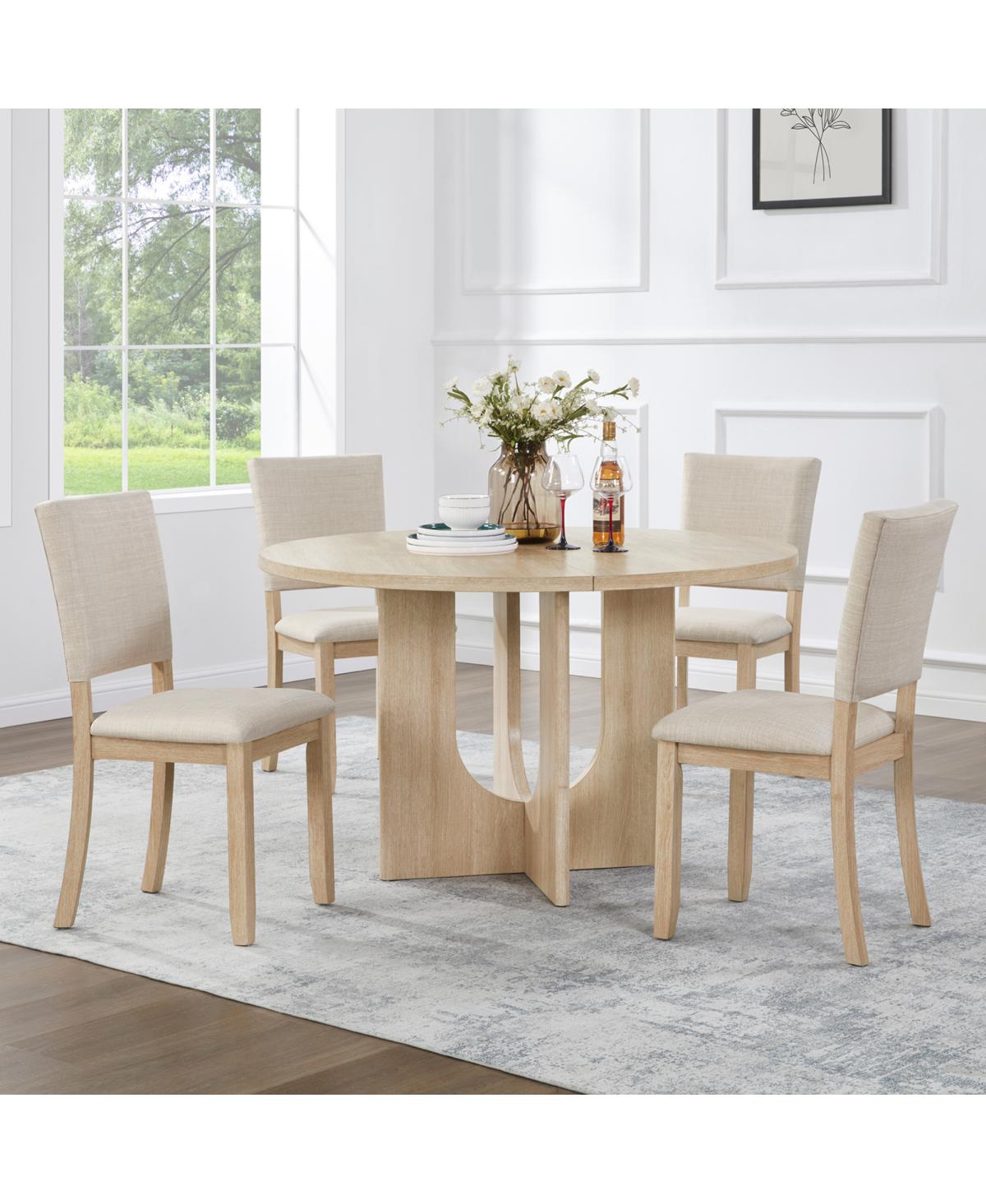 Click here for Streamdale Furniture 47.3" Round Dining Set w... prices
