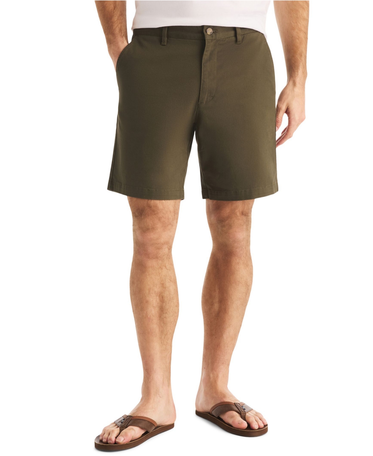 Click here for Nautica Mens Stretch Deck Regular-Fit Shorts - For... prices