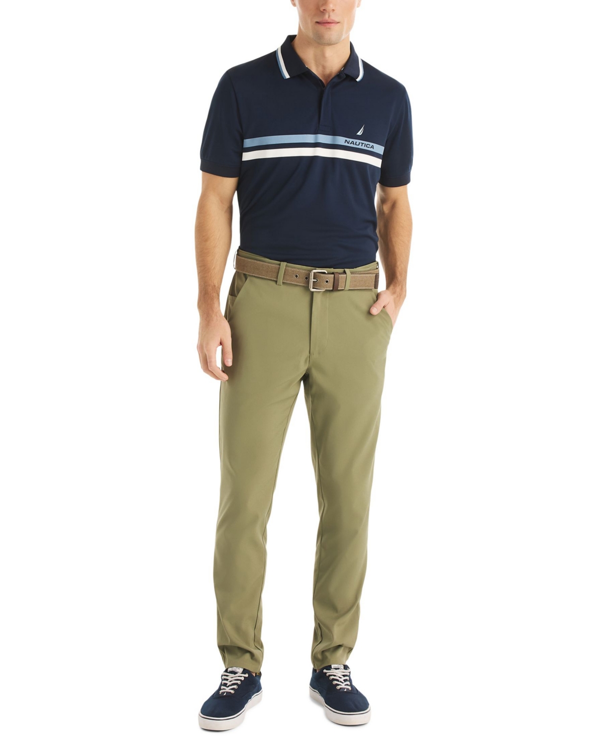 Click here for Nautica Mens Regular-Fit Performance Pants - Urban... prices