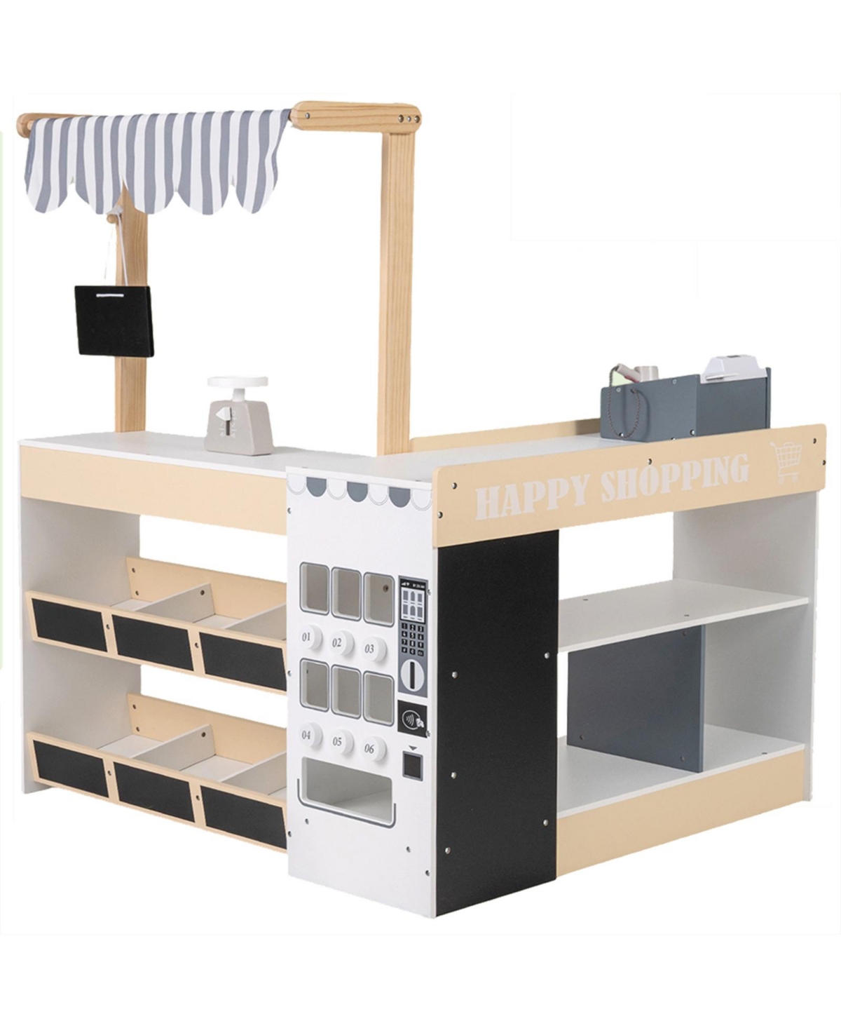 Click here for Slickblue Pretend Play Supermarket Toy Set with Ca... prices