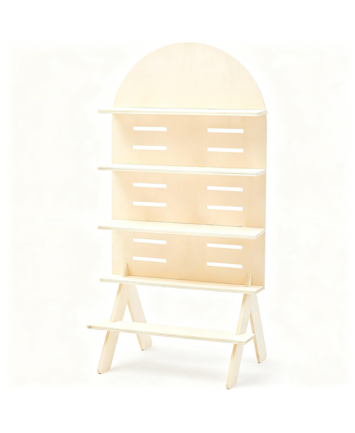 Click here for Yigii Adjustable 5-Tier Walnut Display Stand - Nat... prices