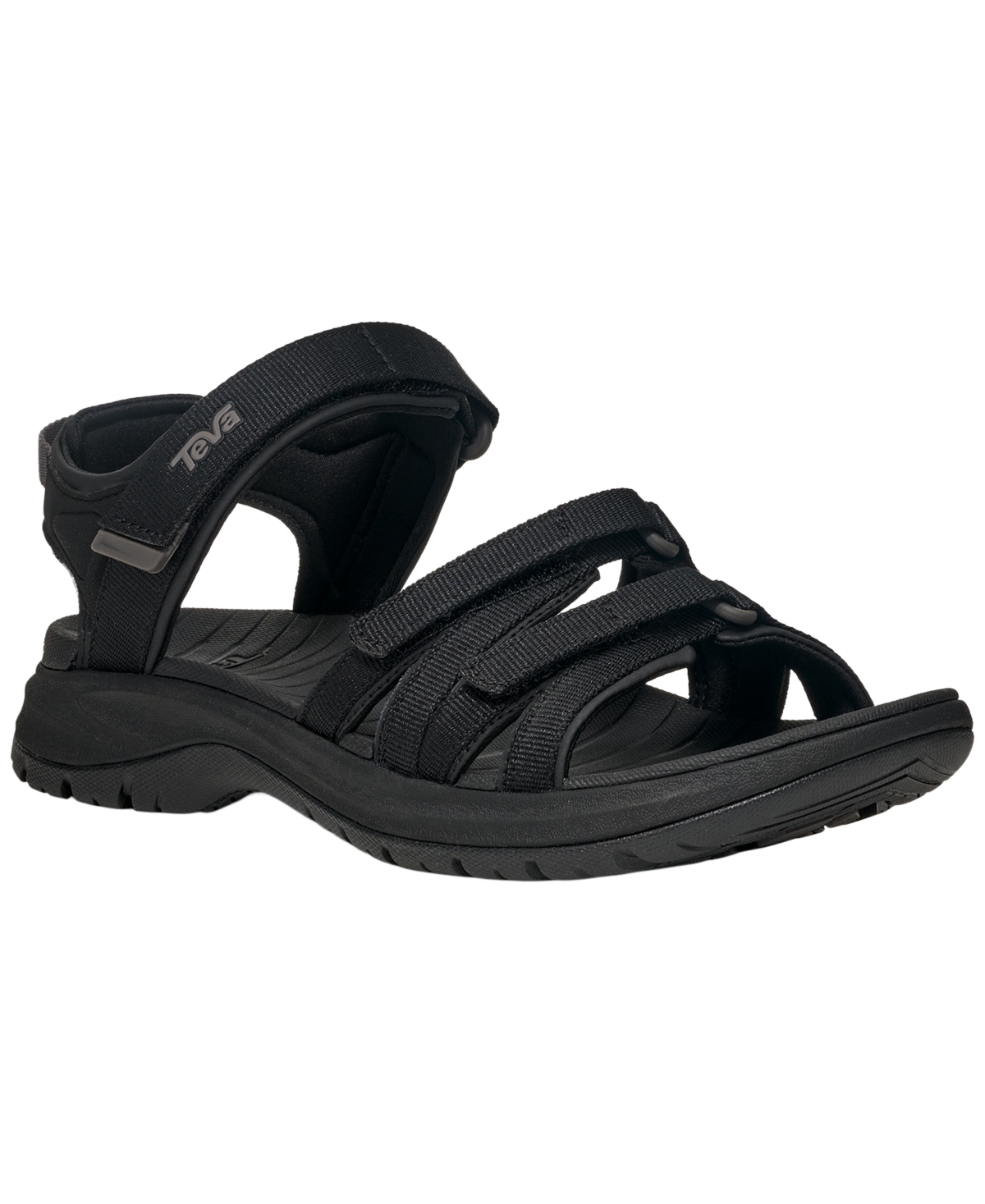 Click here for Teva Womens Tirra Sport Round Toe Sandals - Black prices