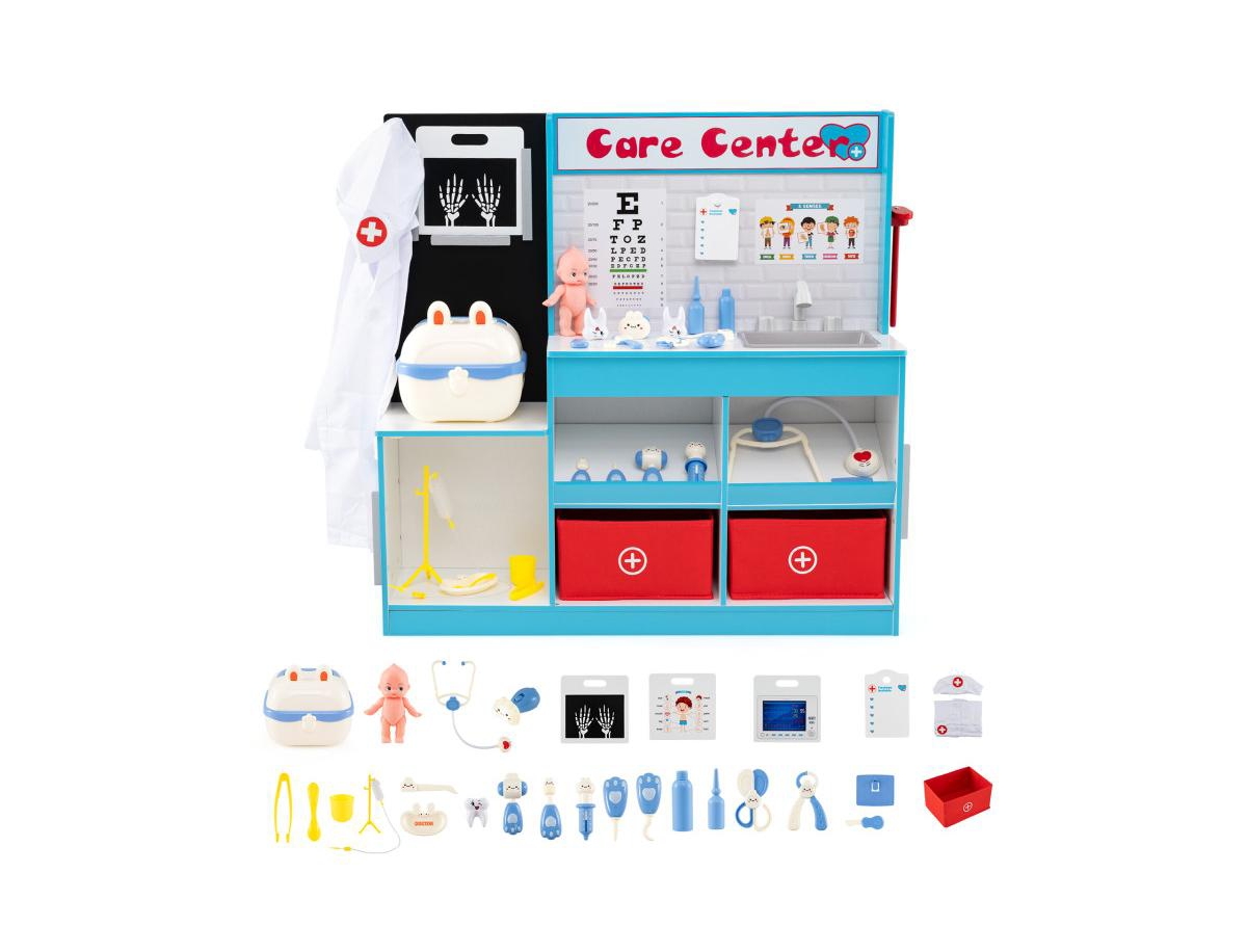 Click here for Slickblue Kids Wooden Medical Center Doctor Playse... prices