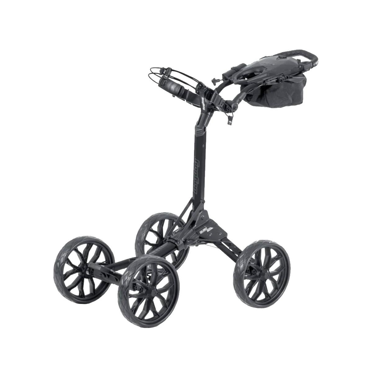 Click here for Bag Boy Quad Pro Golf Push Cart - Black/Slate prices