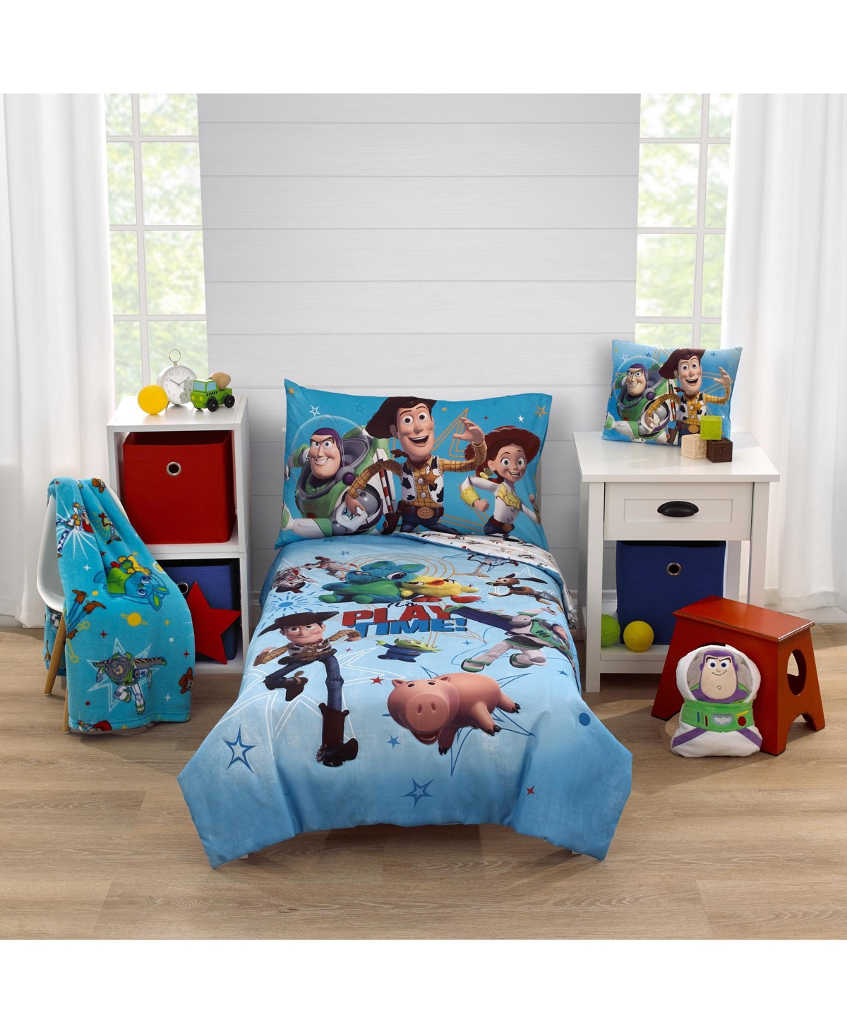 Click here for NoJo Disney Toy Story  Its Play Time Blue  Green... prices