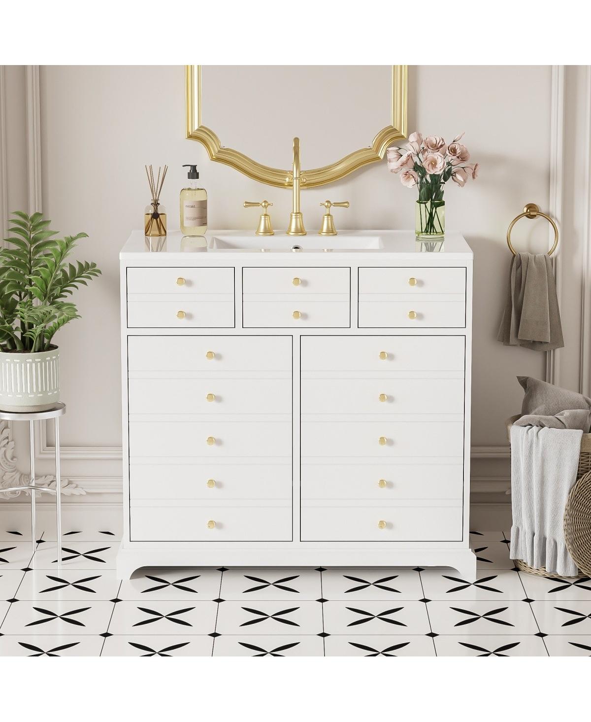 Click here for Sillysis 36" Bathroom Vanity with Ceramic Sin... prices