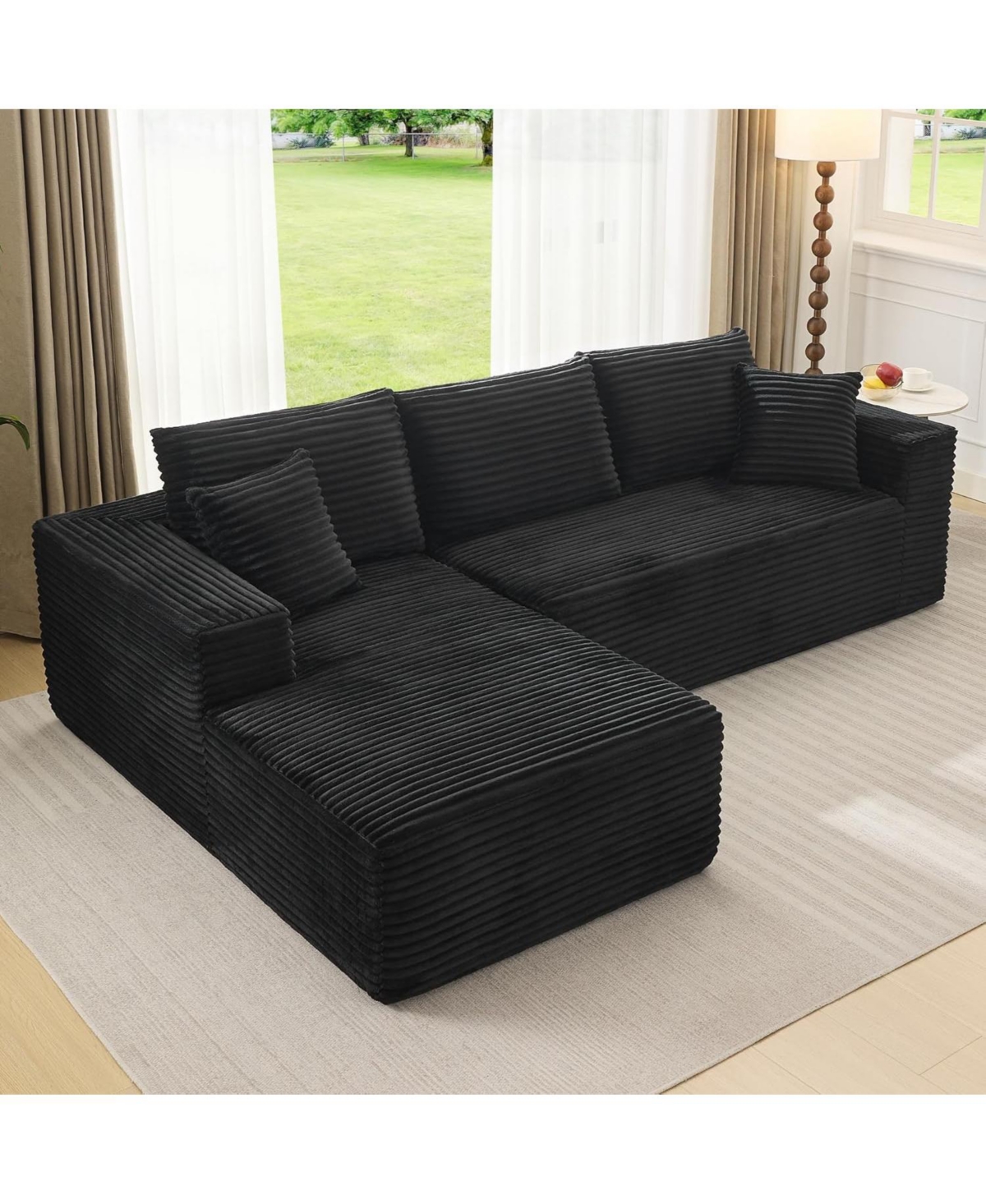 Click here for gaomon Boneless Sectional Cloud Couches for Living... prices