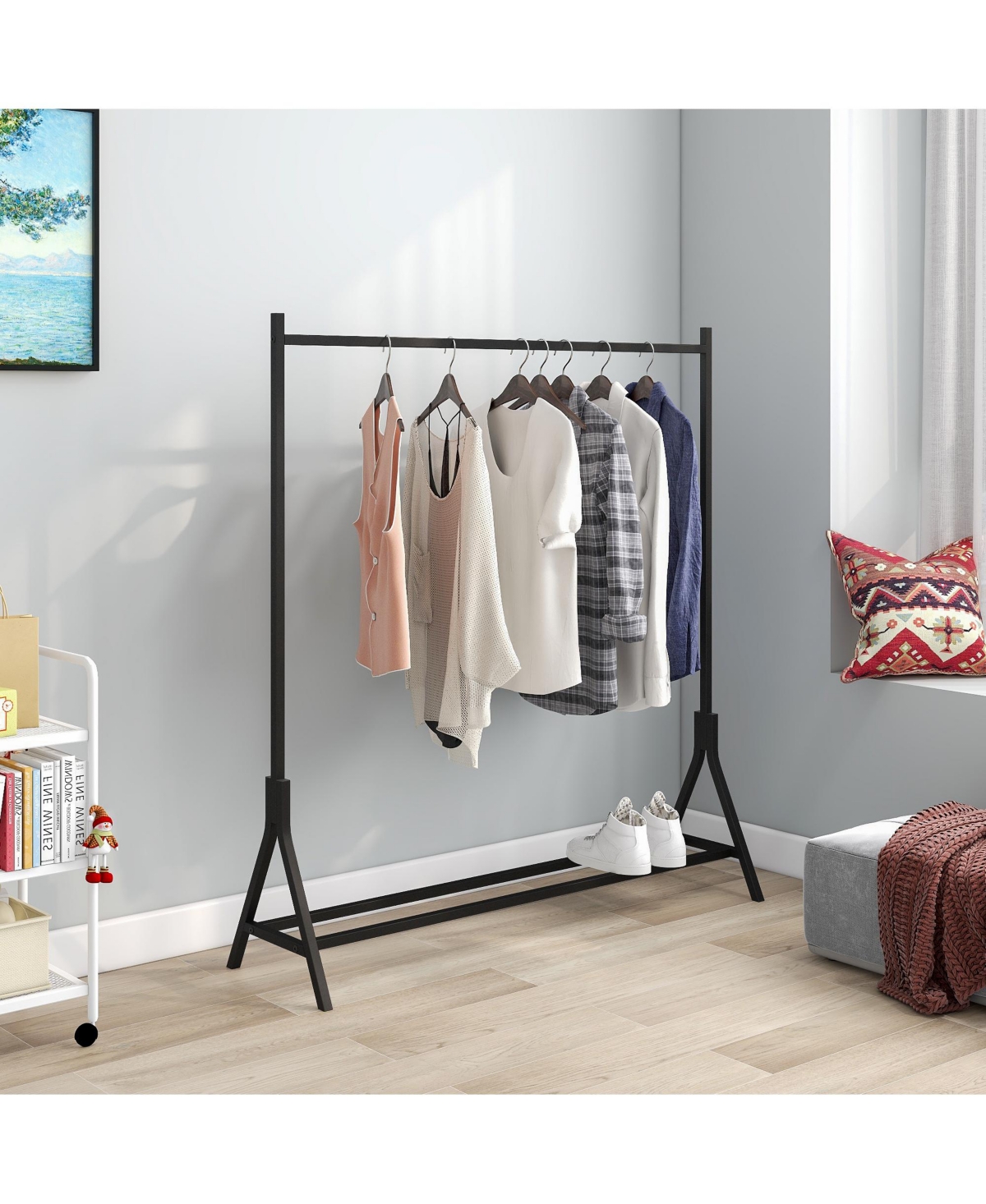 Click here for Rainsken A-Frame Metal Clothes Hanger  Multi-Funct... prices