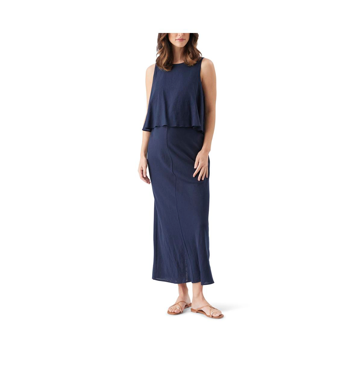 Click here for Ripe Maternity Maternity Ripe Lena Linen Nursing D... prices