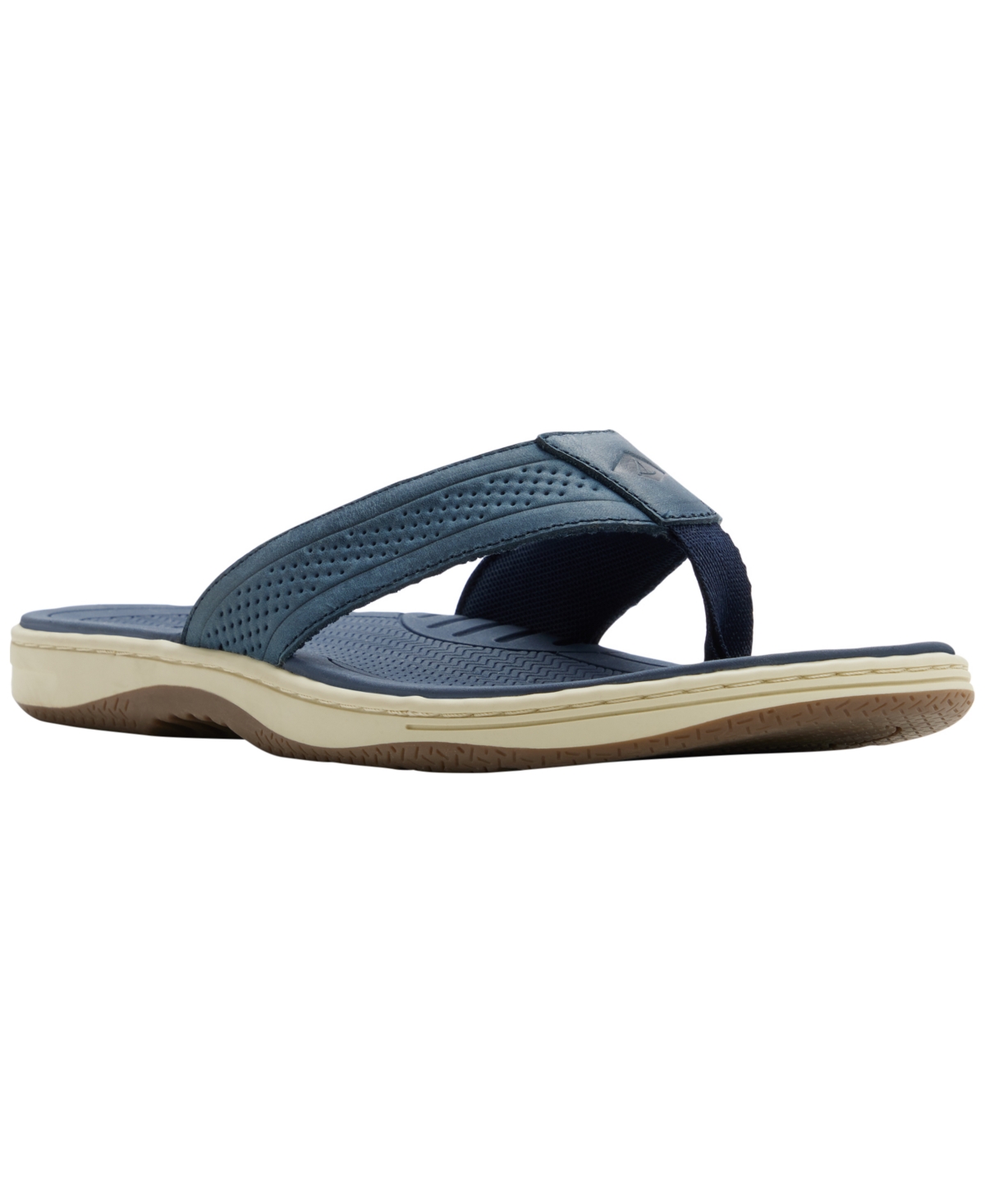 Click here for Sperry Mens Slip-On Flat Sandals - Navy prices