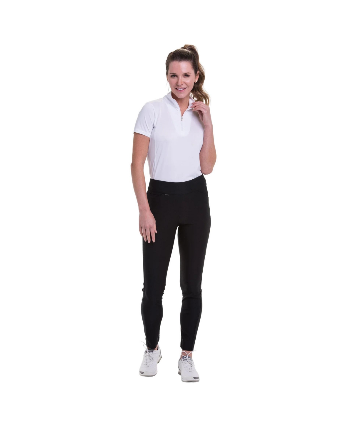 Click here for Ep Ny Womens Bi Stretch Slim Ankle Golf Pants - Bl... prices