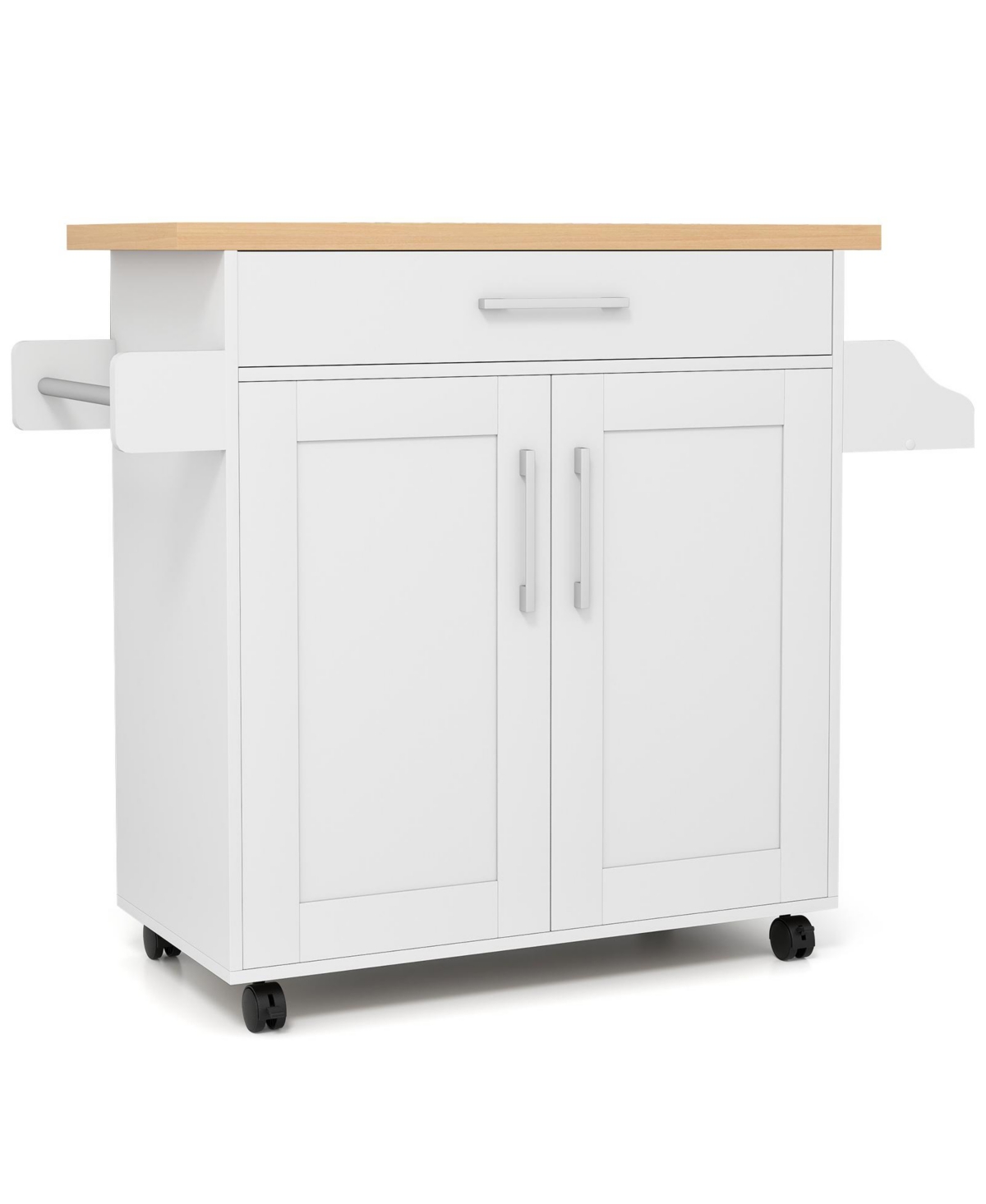 Click here for Volenca Rolling Kitchen Island Cart with Towel Bar... prices