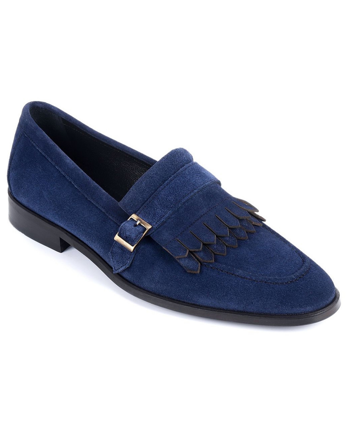 Click here for Vellapais Mens Monk Strap Dress Loafers - Navy Blu... prices