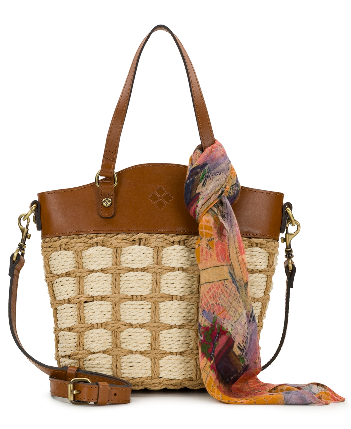 Click here for Patricia Nash Montella Small Basket Crossbody Bag... prices