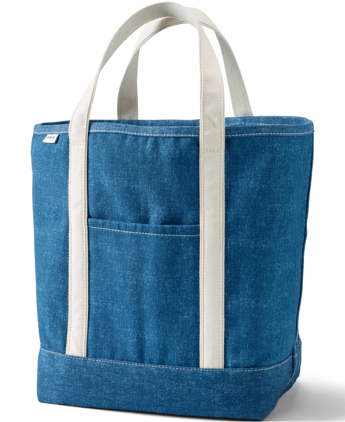 Click here for Lands End Large Solid Color 5 Pocket Open Top Canv... prices