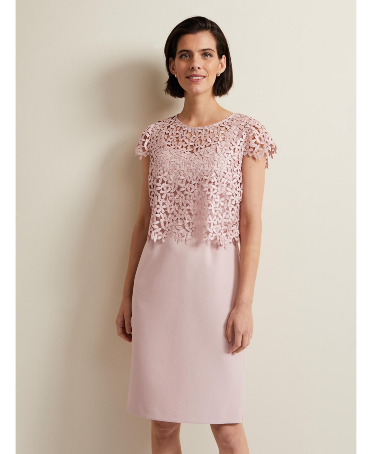 Click here for Phase Eight Womens Daisy Lace Midi Dress prices