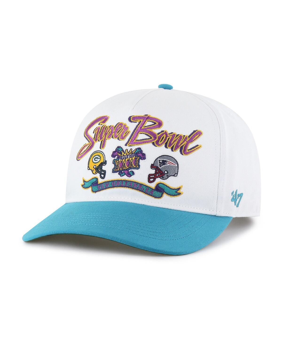 Click here for 47 Brand Mens White/Aqua Nfl Multi-Team Throwback... prices