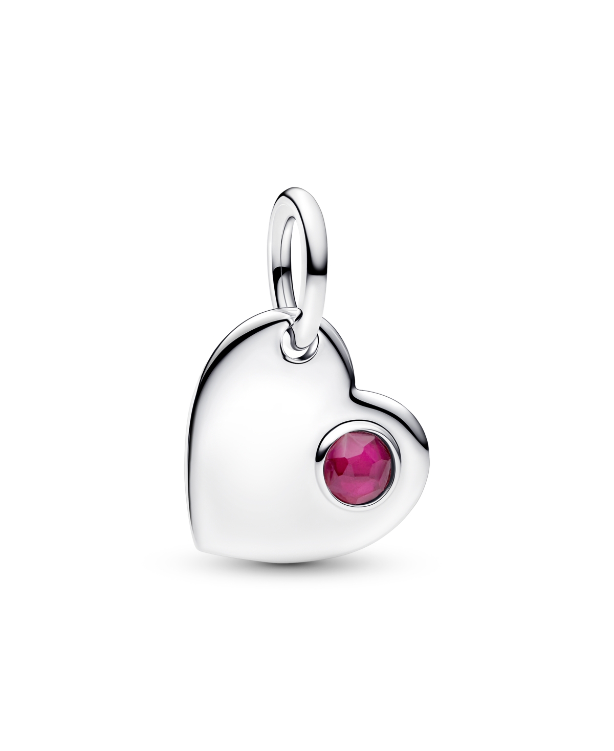 Click here for Pandora July Engravable Heart True Red Stone Dangl... prices