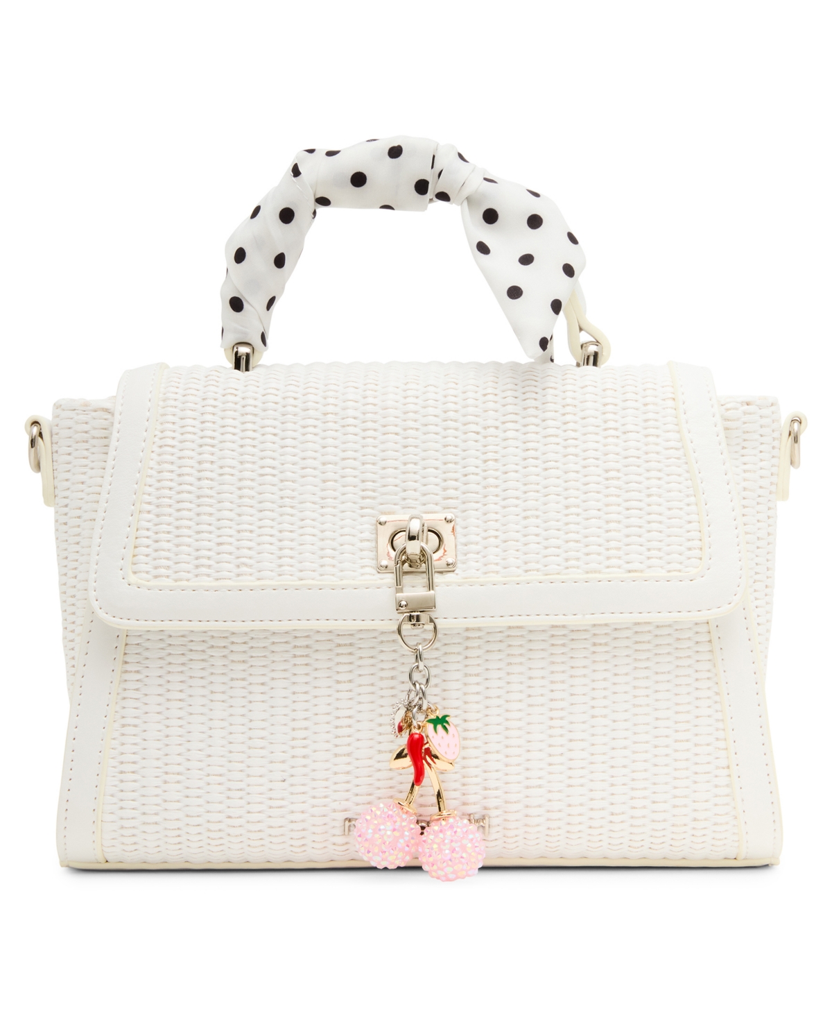Click here for Madden Girl Darcyn Small Satchel Bag - White prices