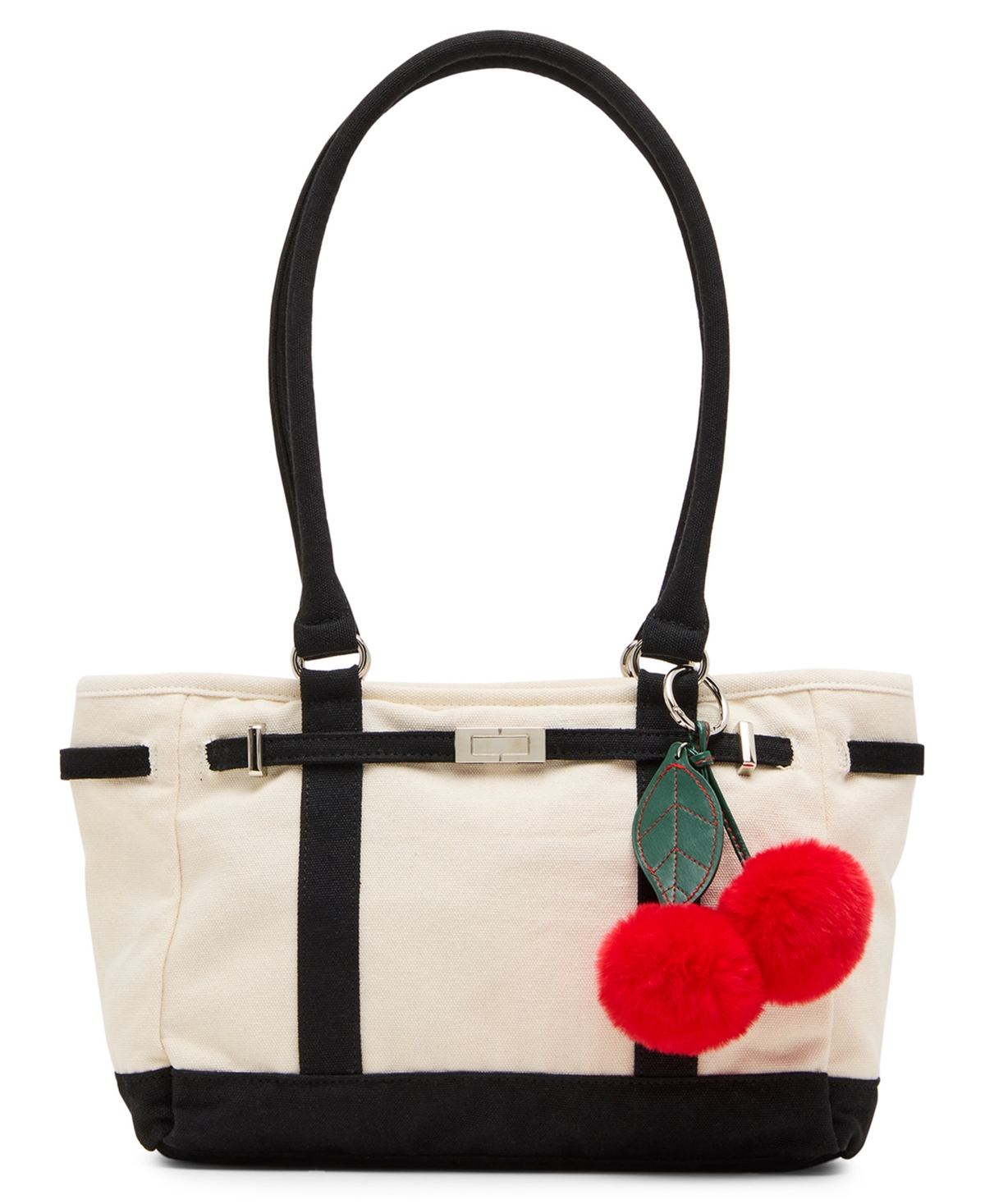 Click here for Madden Girl Harper Canvas Midi Tote - Black prices