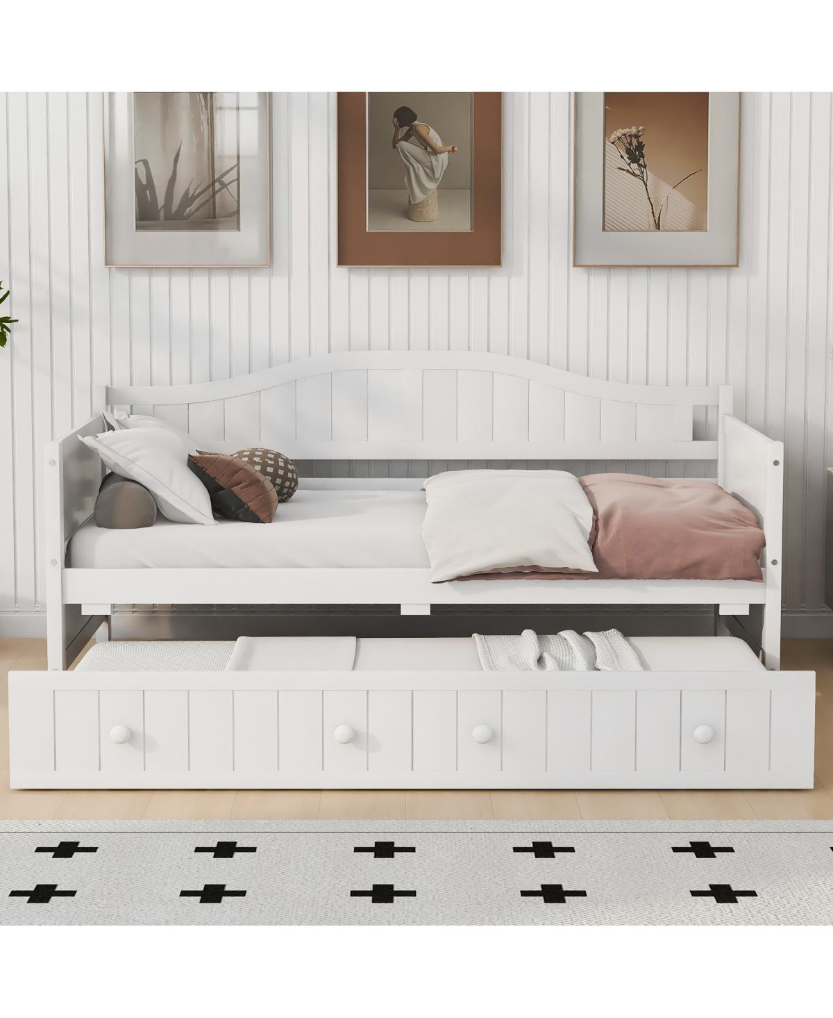 Click here for Streamdale Furniture Twin Wooden Daybed with Trund... prices