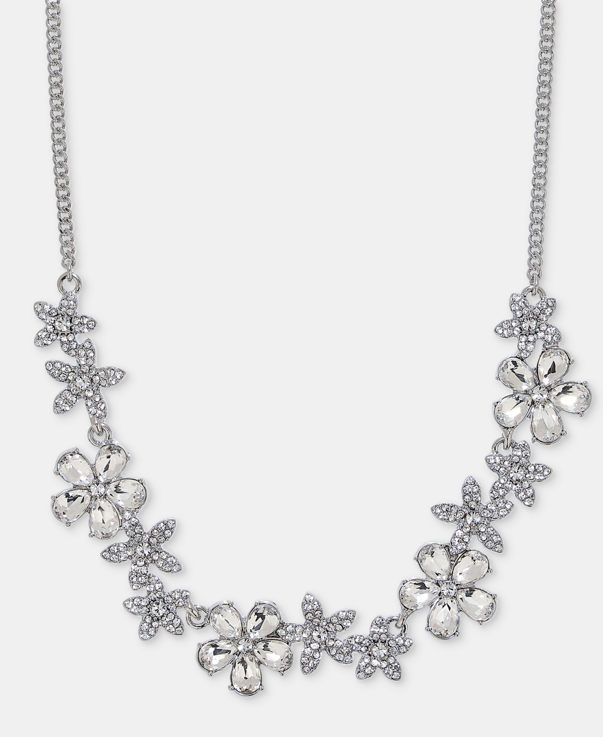 Click here for Givenchy Crystal Flower Statement Necklace  16 + 3... prices