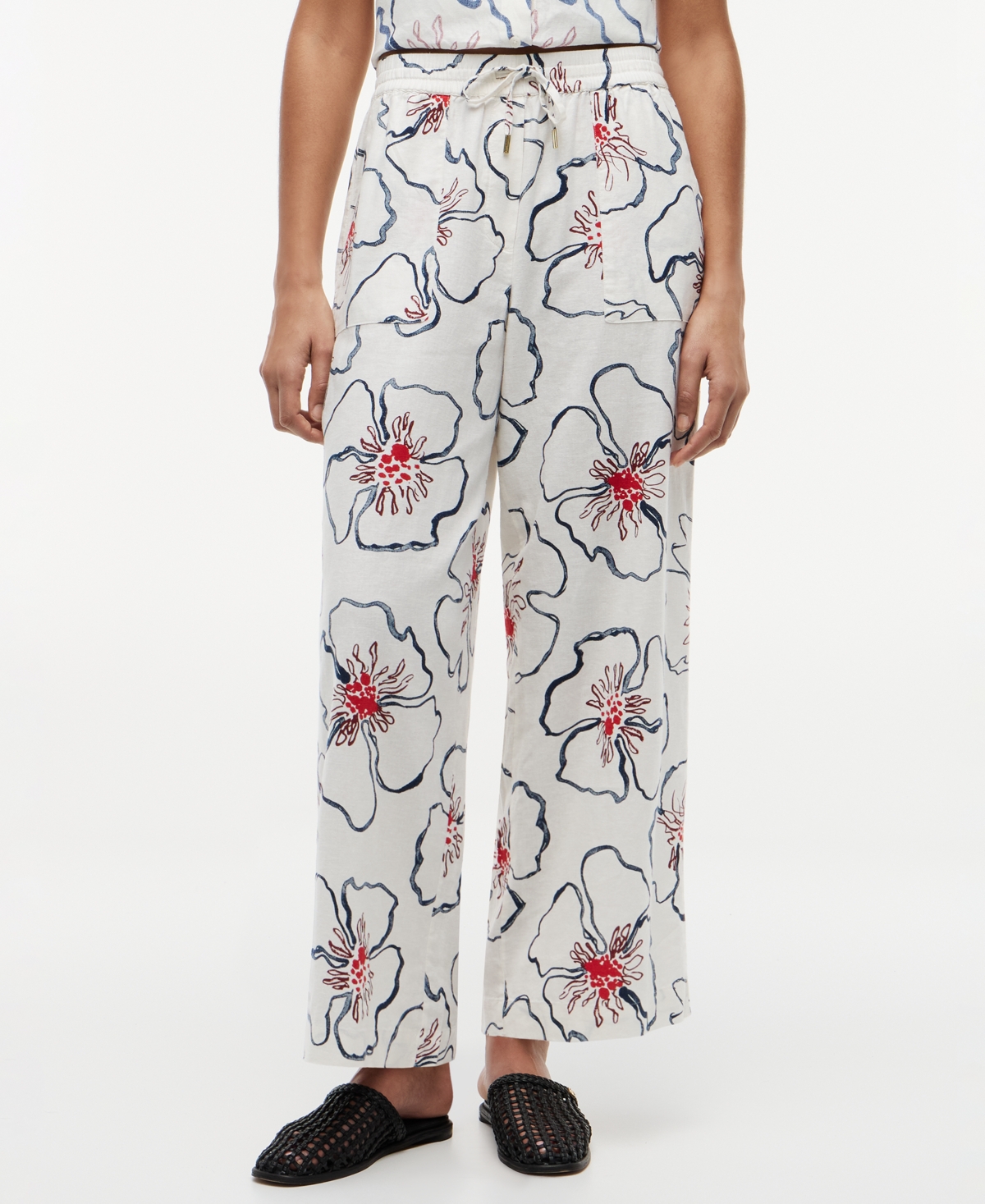 Click here for Tommy Hilfiger Womens Wide-Leg Pull-On Pants - Lin... prices