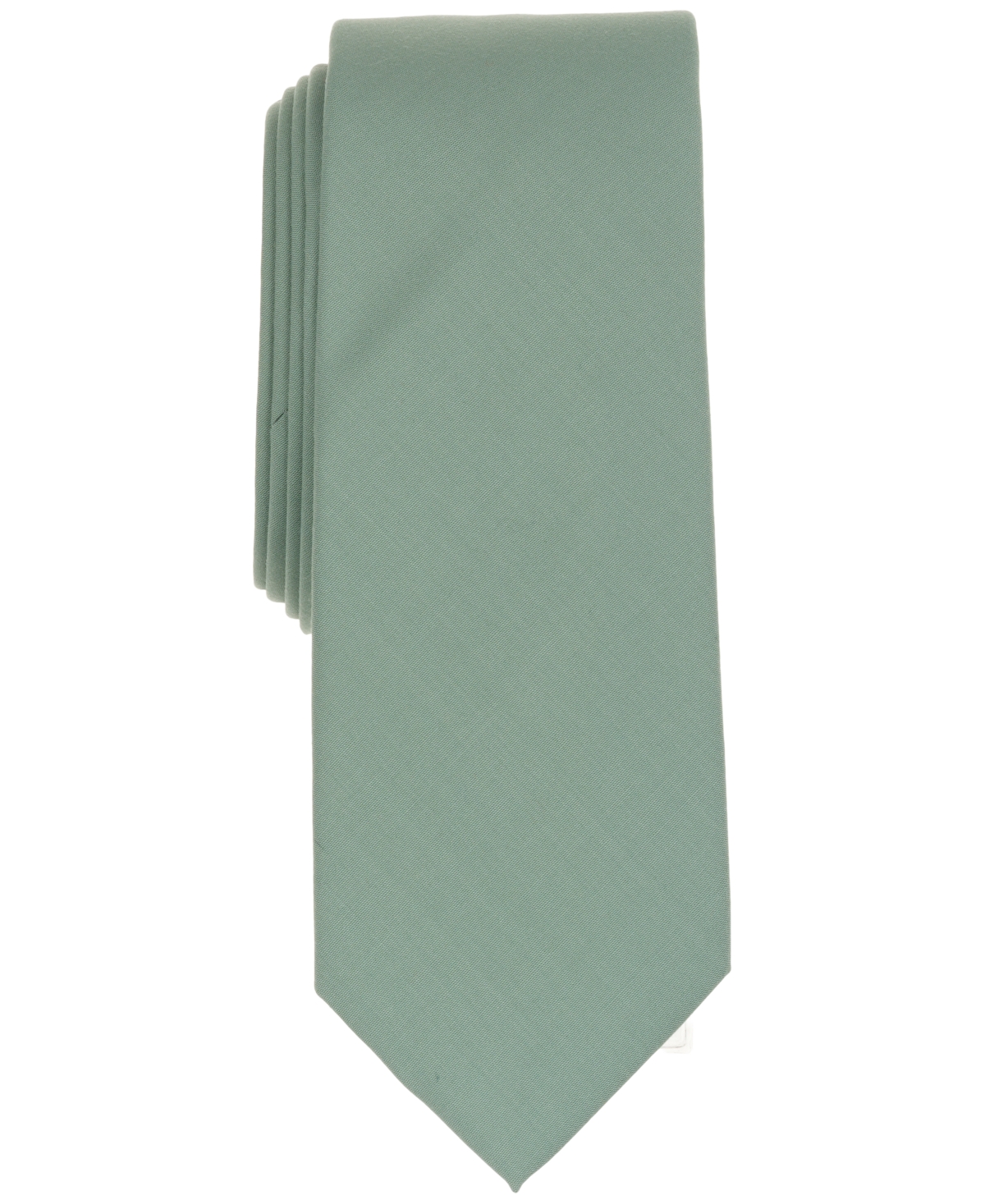 Click here for Penguin Mens Village Solid Skinny Tie - Green prices
