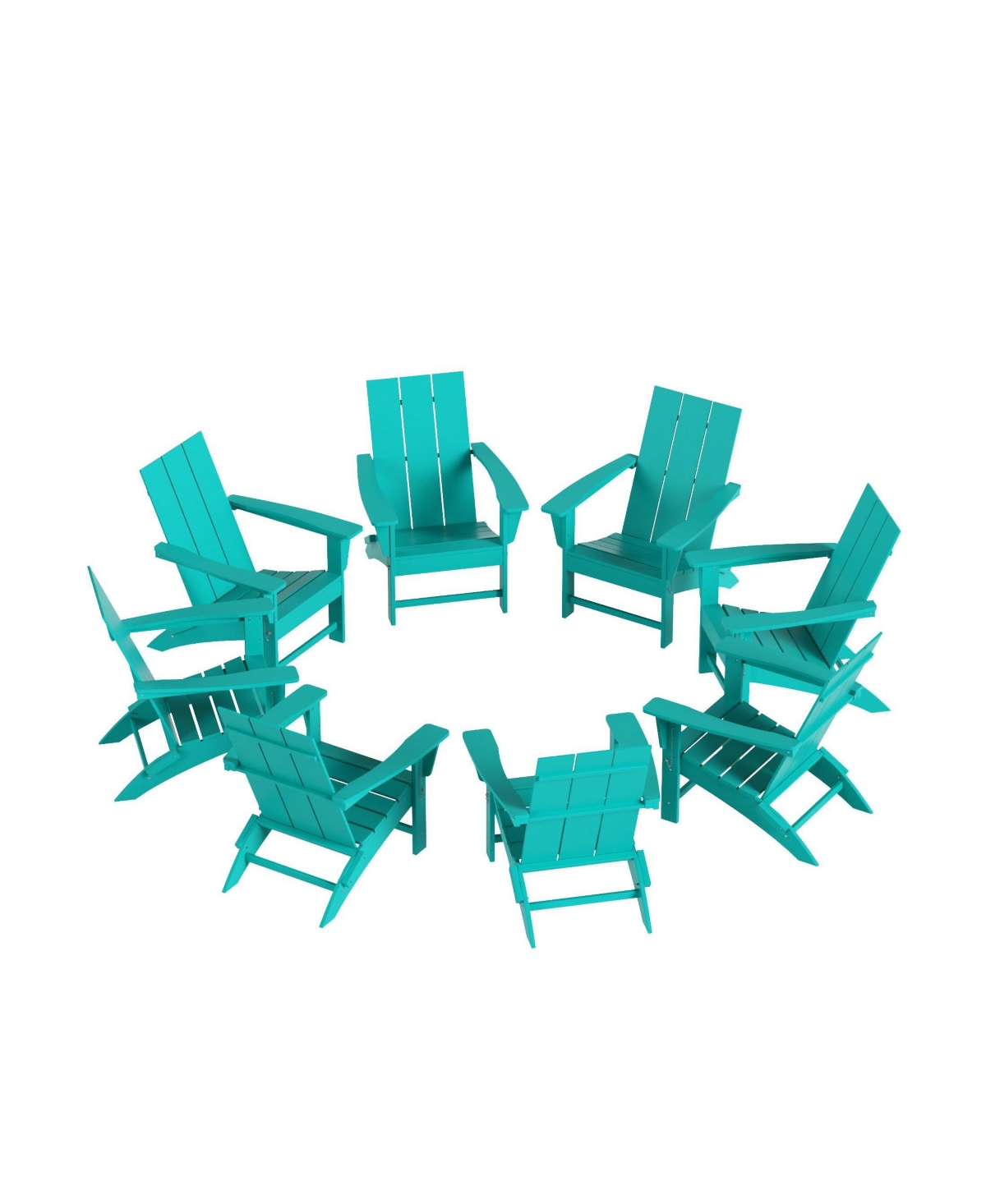 Click here for WestinTrends 8-Piece Modern Poly Folding Adirondac... prices