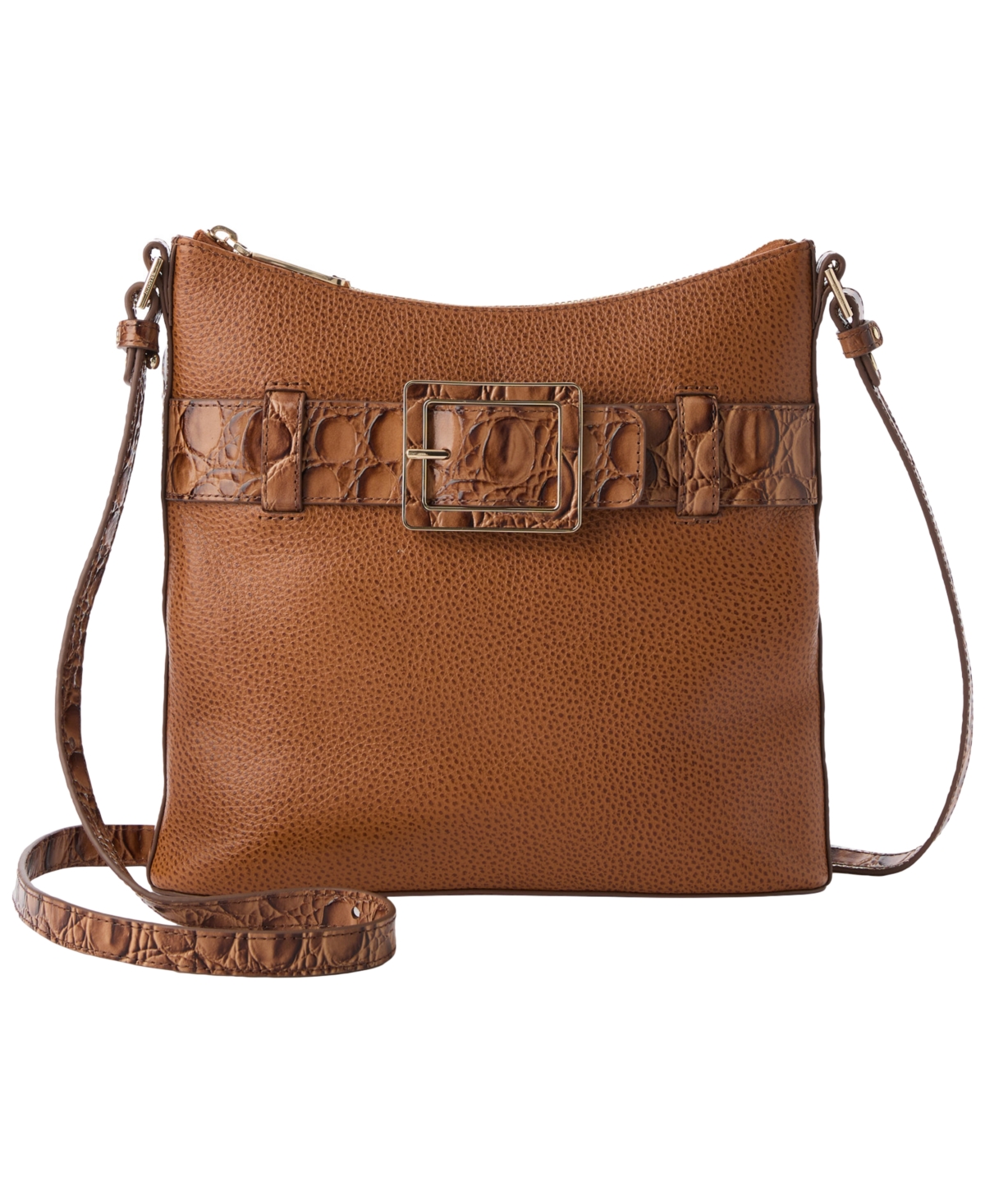 Click here for Brahmin Katie Cumulus Small Crossbody Bag - Cinnam... prices