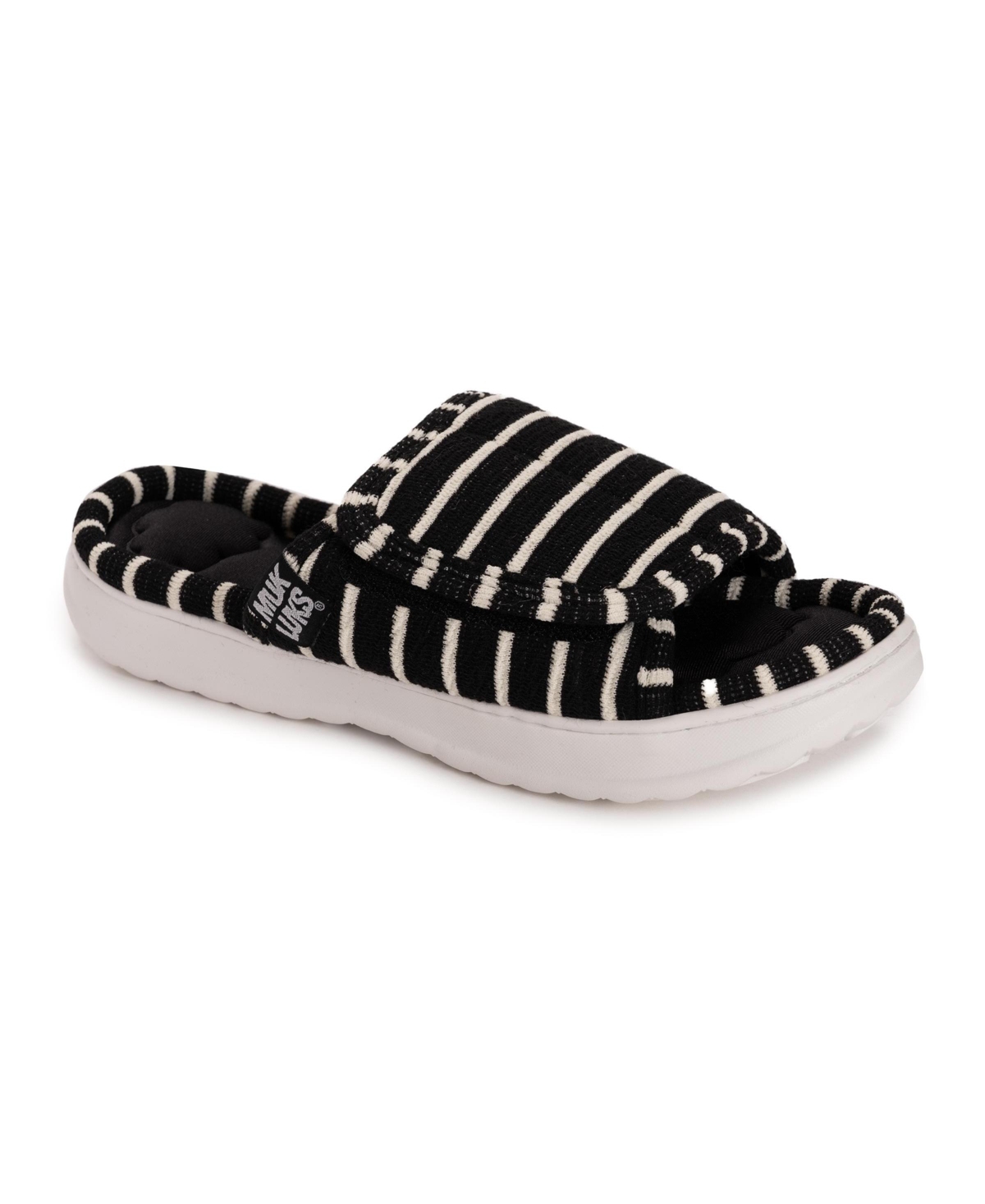 Click here for Muk Luks Womens Raelynn Slide Slipper - Black prices