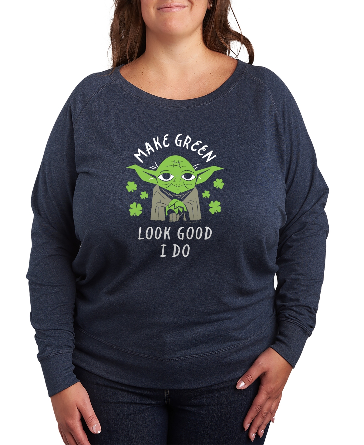 Click here for Hybrid Apparel Plus Size Make Green Look Good Yoda... prices