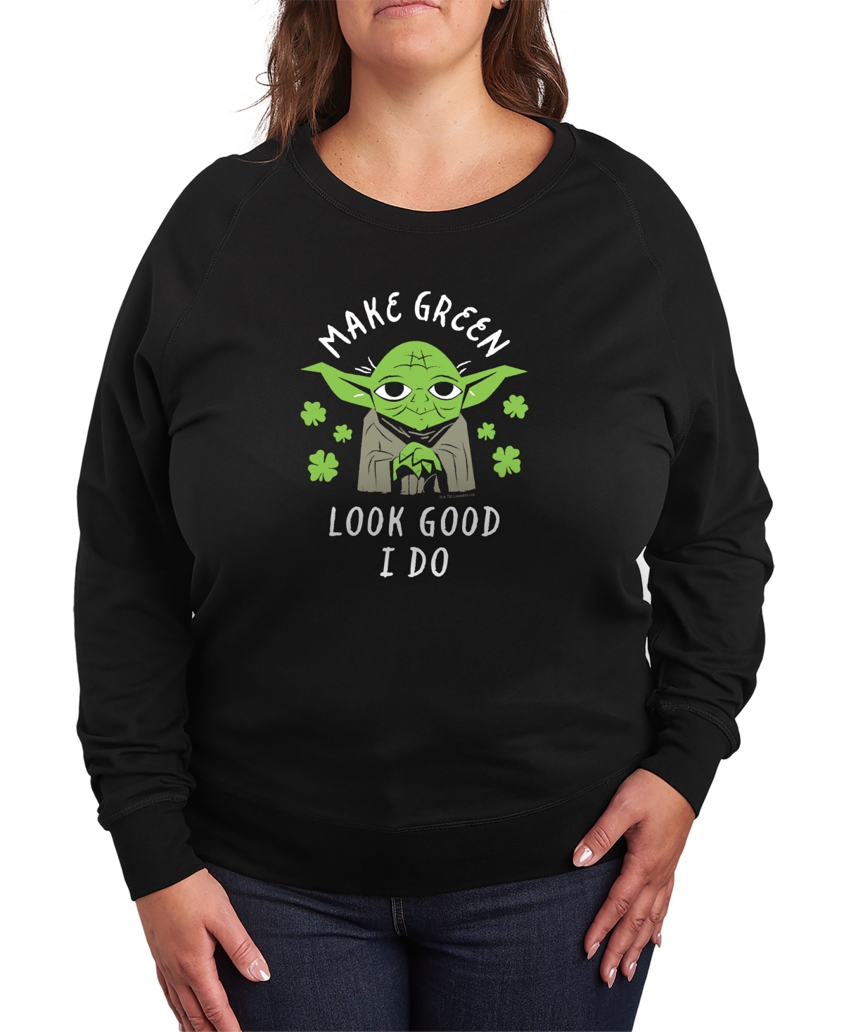Click here for Hybrid Apparel Plus Size Make Green Look Good Yoda... prices