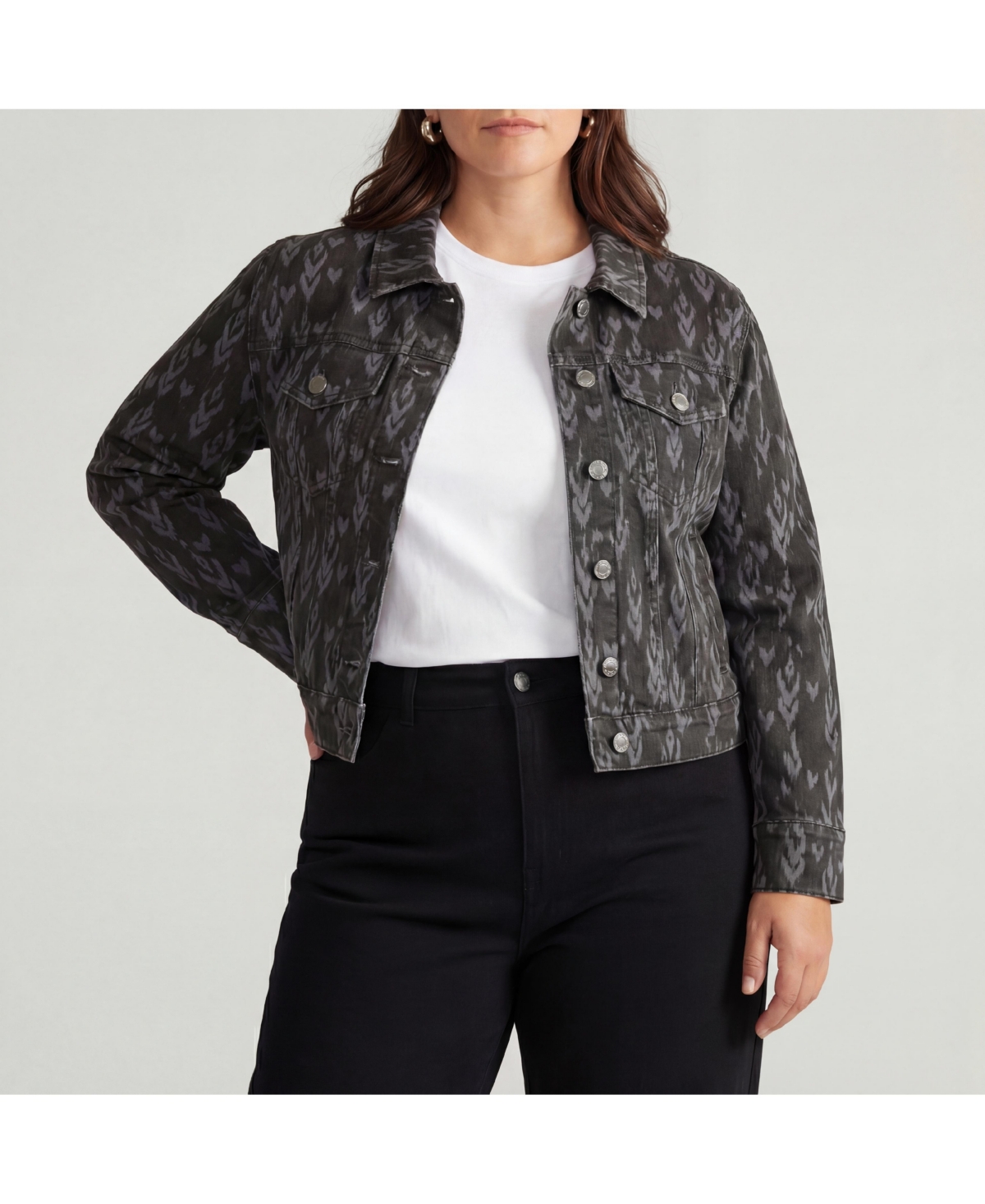 Click here for Universal Standard Plus Size Kelsey Denim Jacket -... prices
