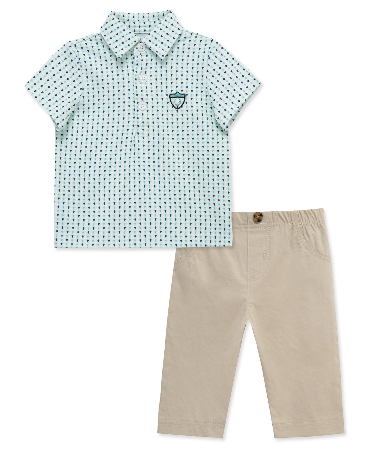 Click here for Little Me Baby Boys Polo Neck Shirt & Pants  2-Pie... prices