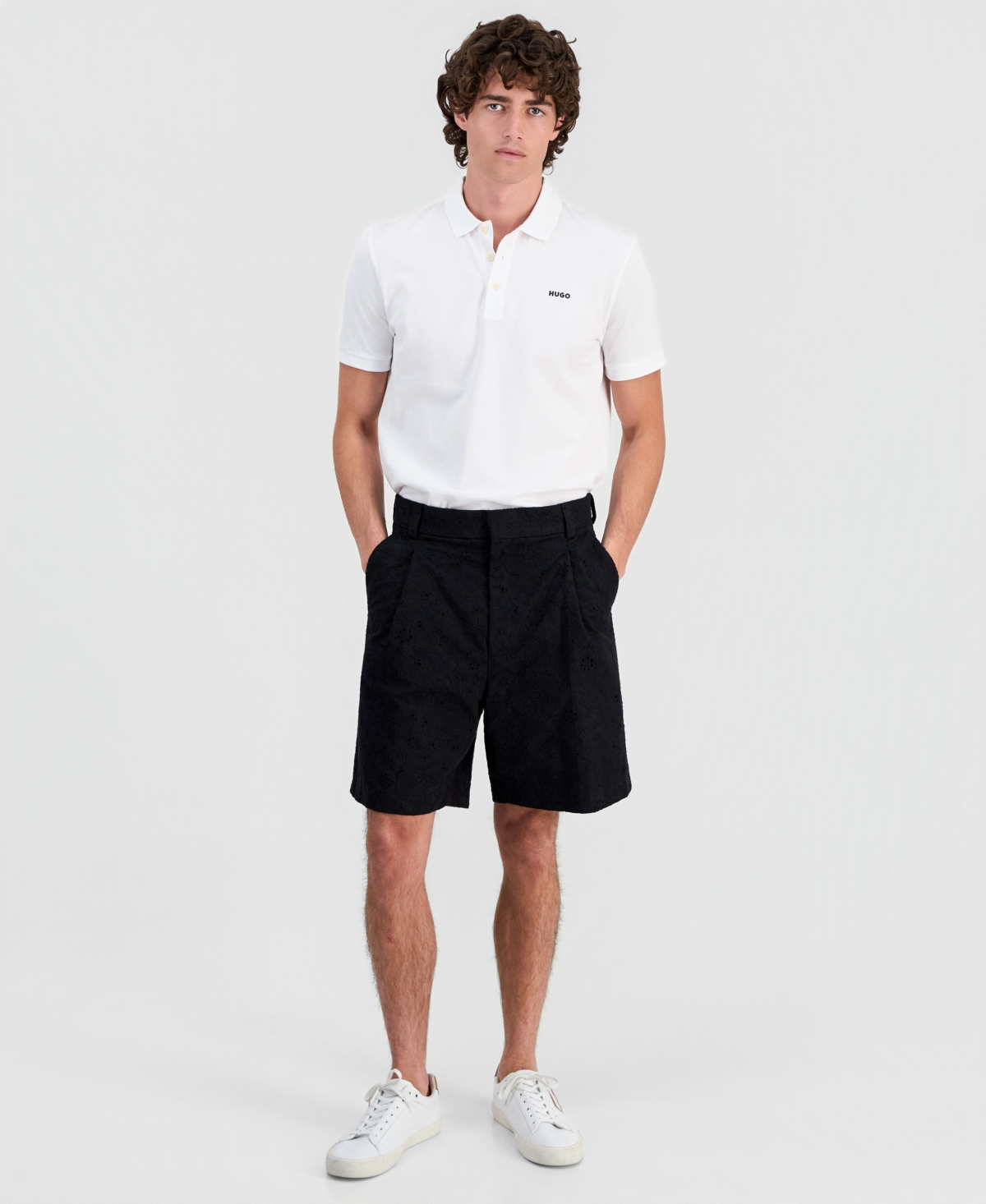 Click here for Hugo Boss Mens Fery Shorts - black prices