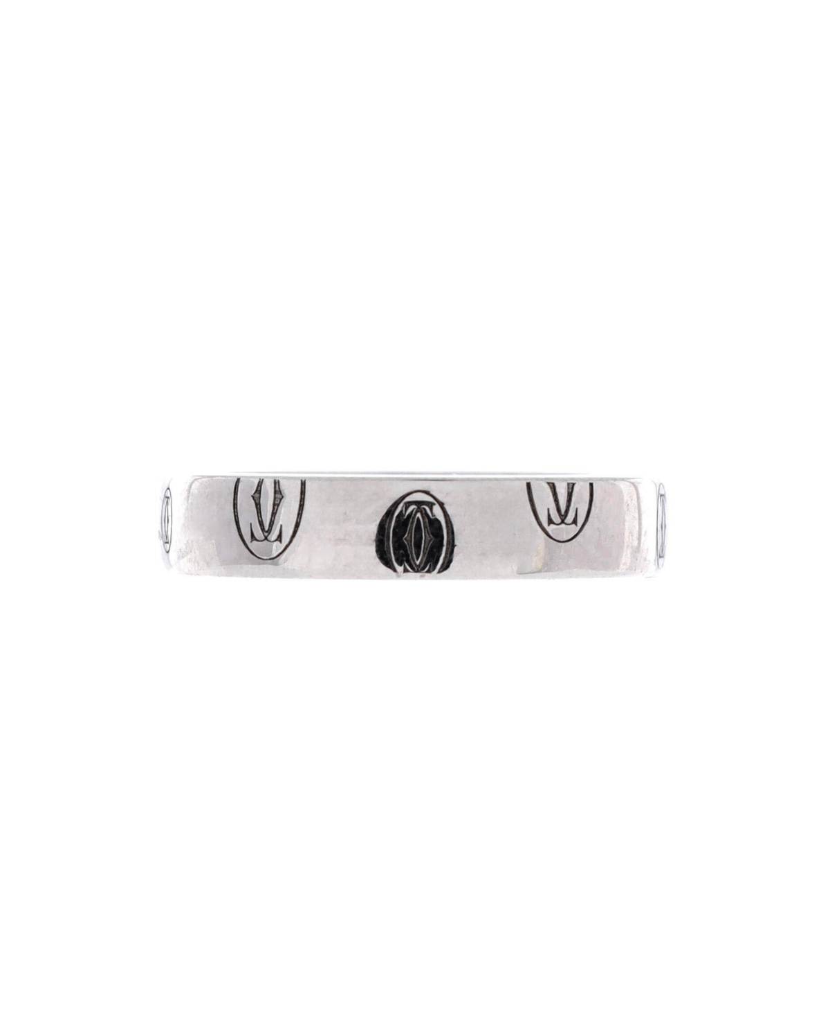 Click here for Pre-Owned Cartier Logo de Cartier Band Ring - 18k... prices