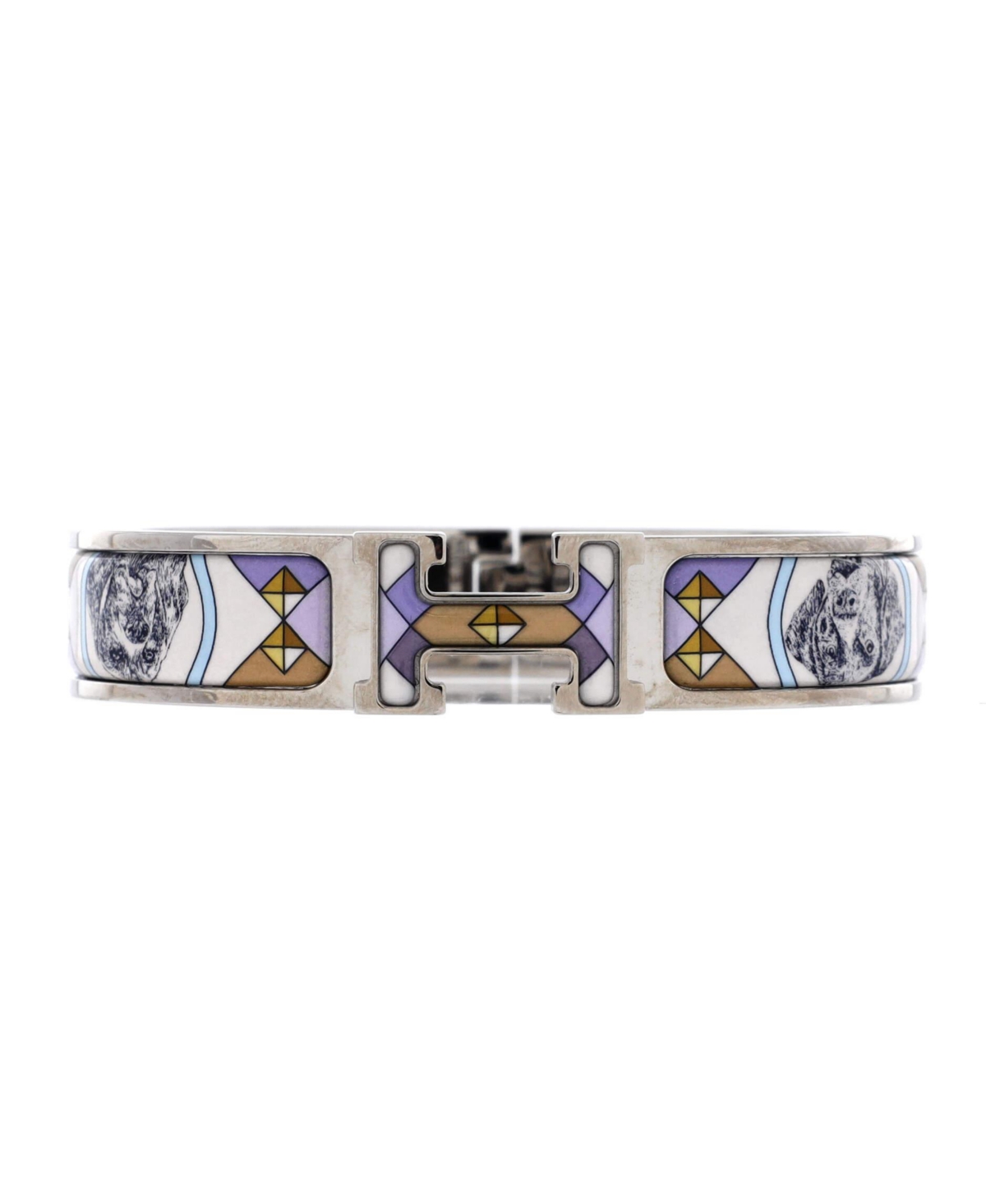 Click here for Pre-Owned HERMES Clic H Bracelet - Enamel prices