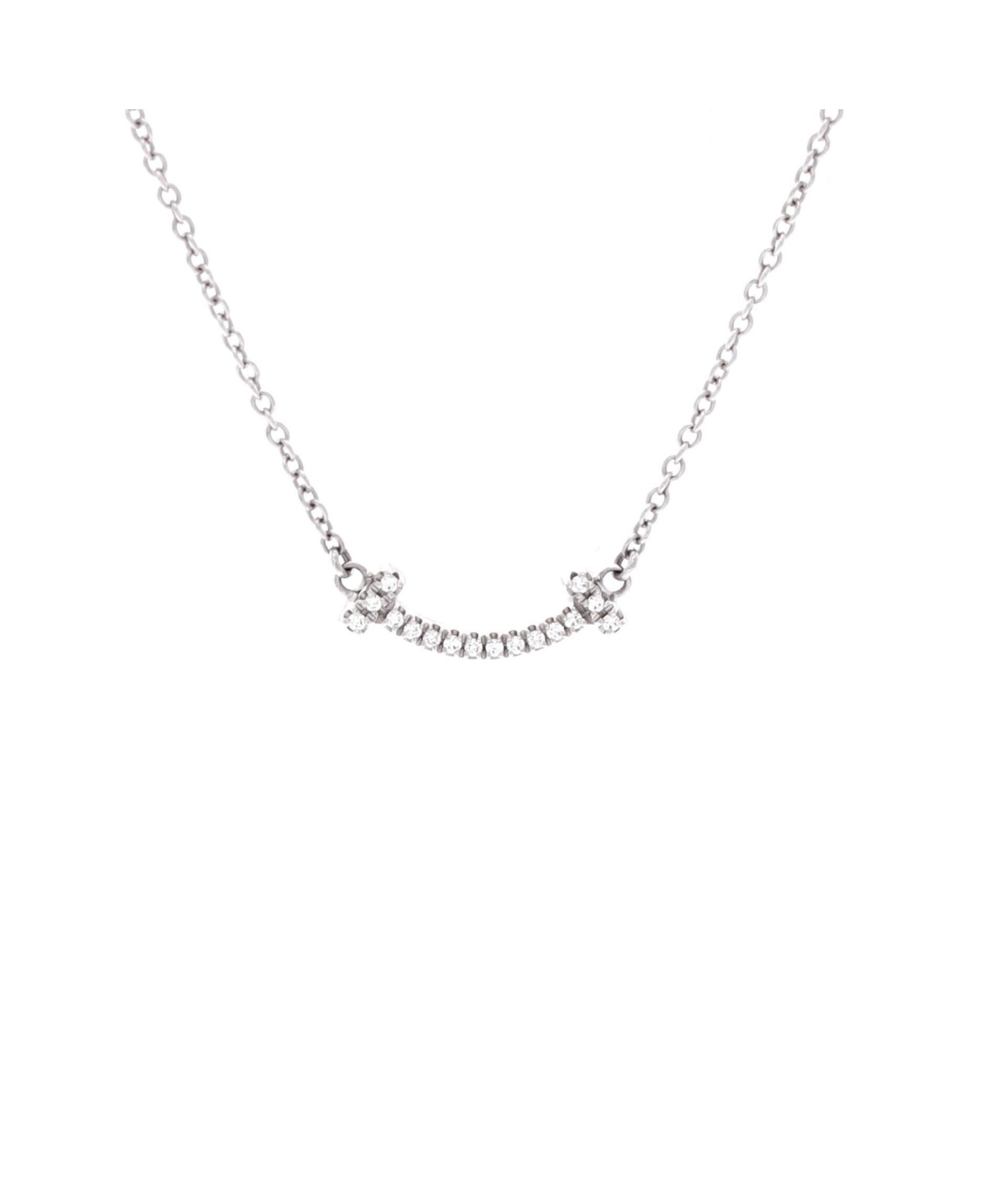 Click here for Pre-Owned Tiffany & Co T Smile Pendant Necklace -... prices