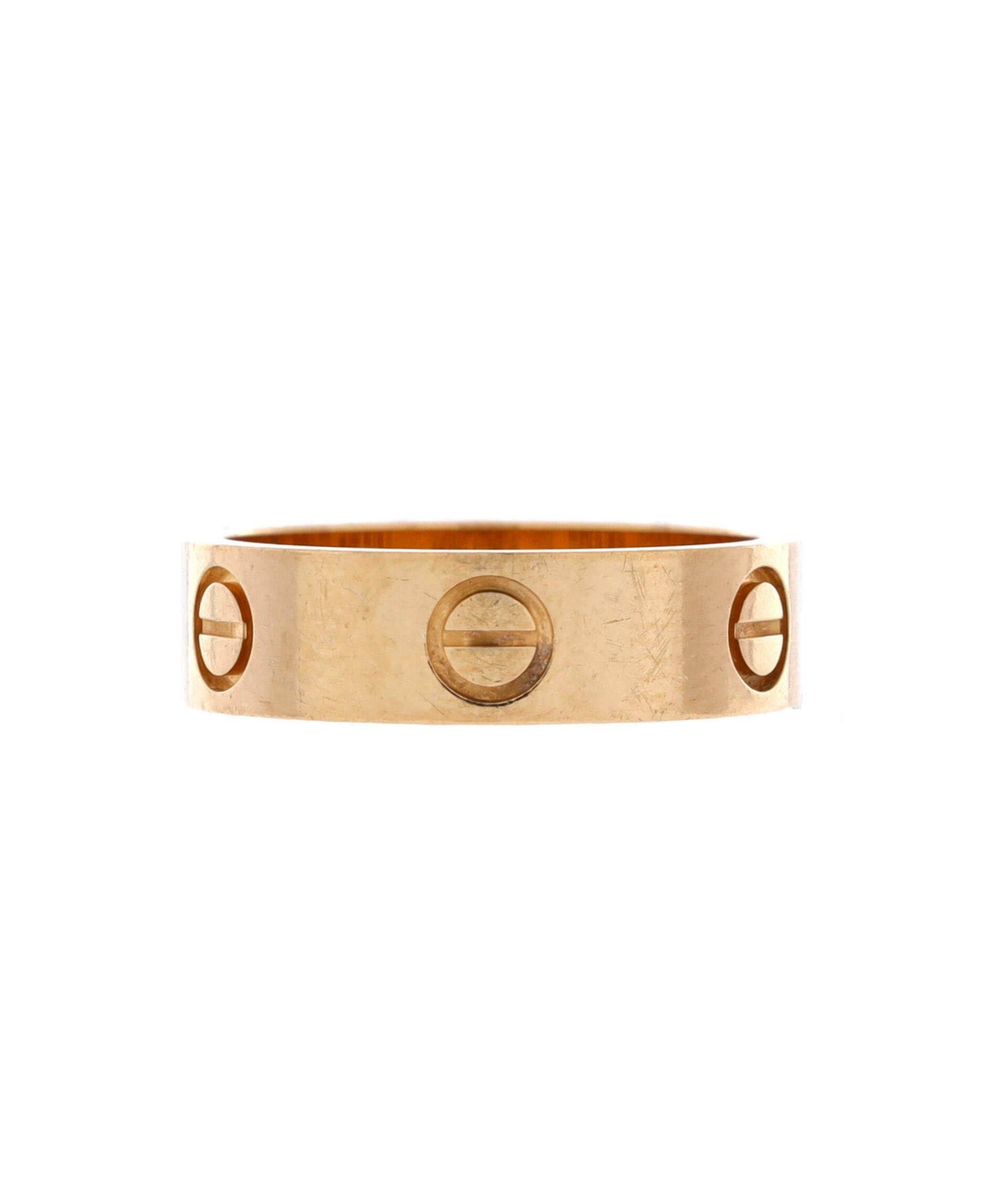 Click here for Pre-Owned Cartier Love Band Ring - 18k yellow gold prices