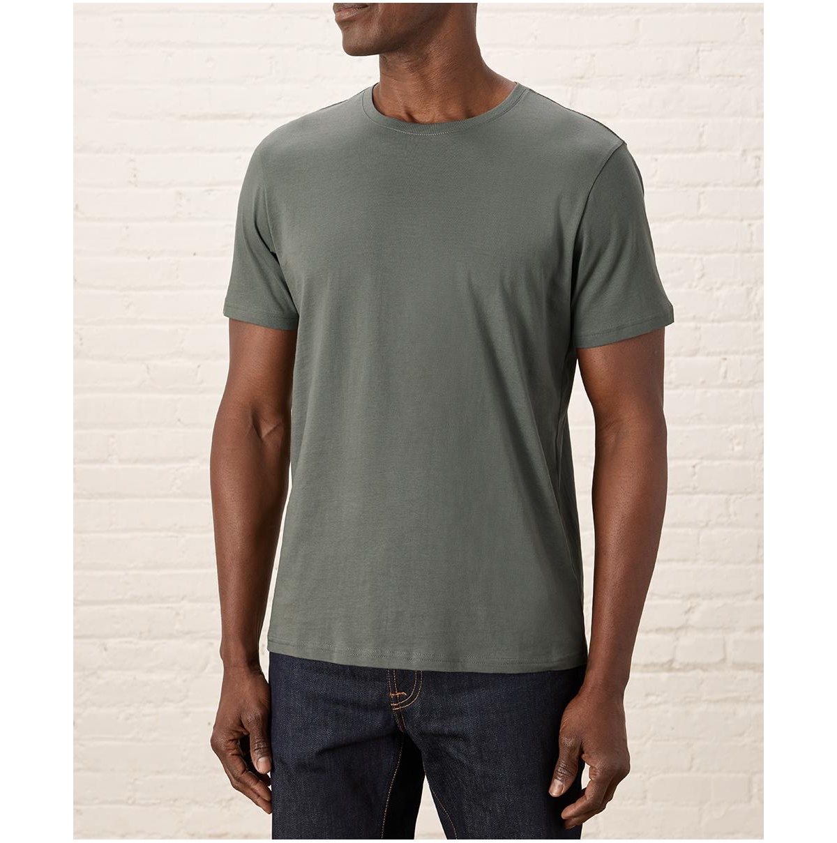 Click here for Pact Mens Organic Cotton Essential Crewneck Tee -... prices