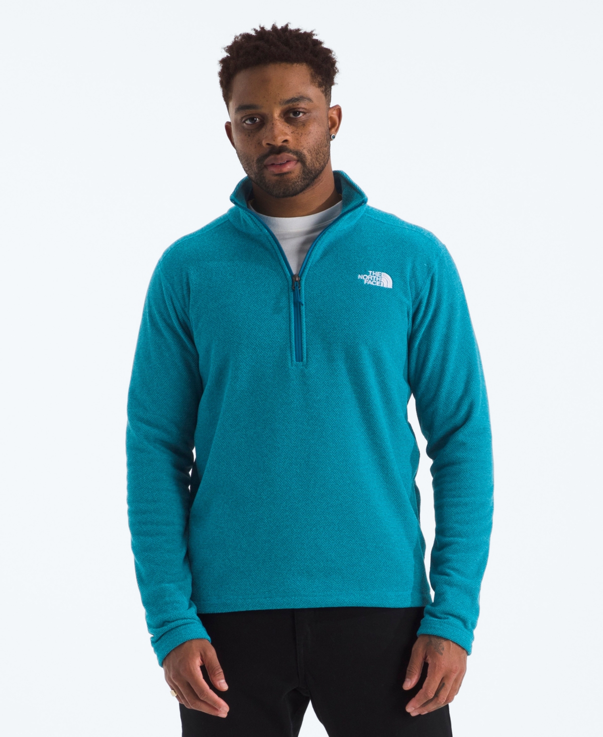 Click here for The North Face Mens Textured Cap Rock Quarter-Zip... prices