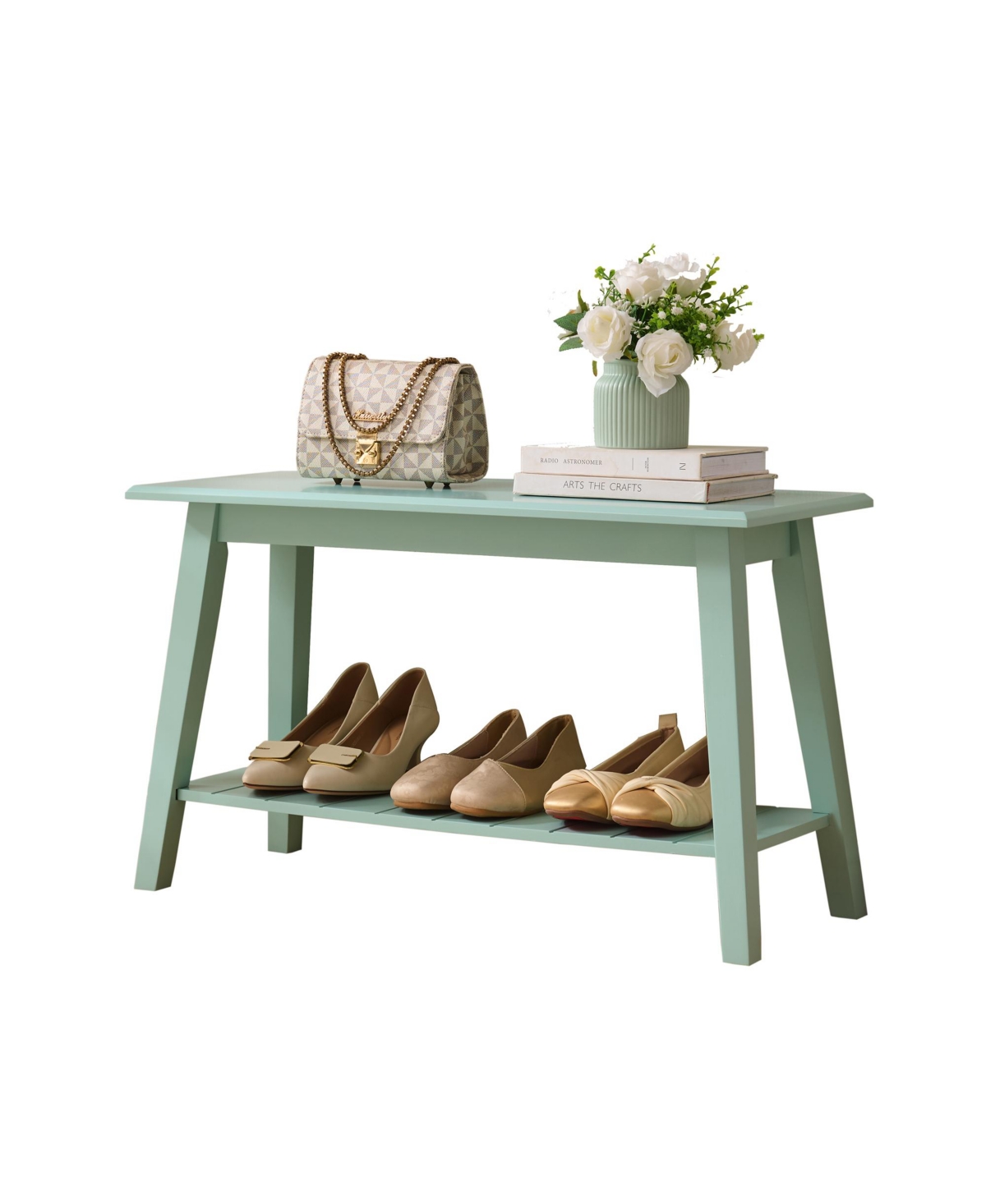 Click here for Kings Brand Furniture Wood Entryway Bench with Sto... prices