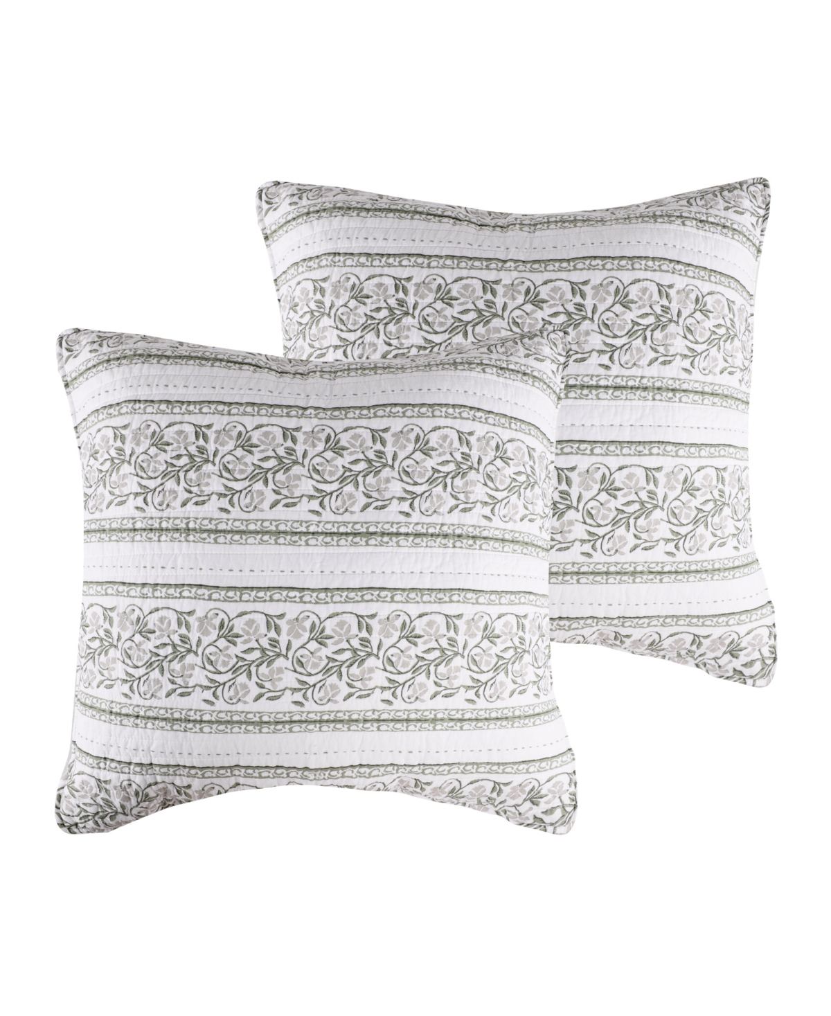 Click here for Levtex Adare 2-Pc. Sham Set  European - Sage prices