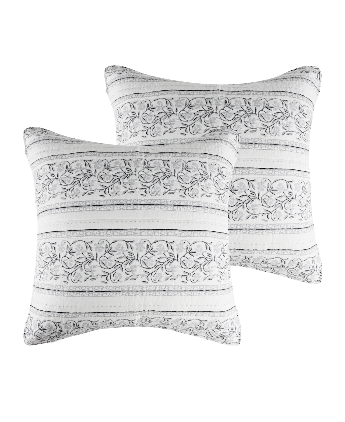 Click here for Levtex Adare 2-Pc. Sham Set  European - Gray prices