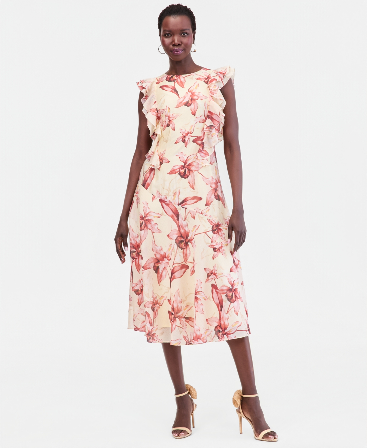 Click here for I.n.c. International Concepts Womens Ruffle Sleeve... prices